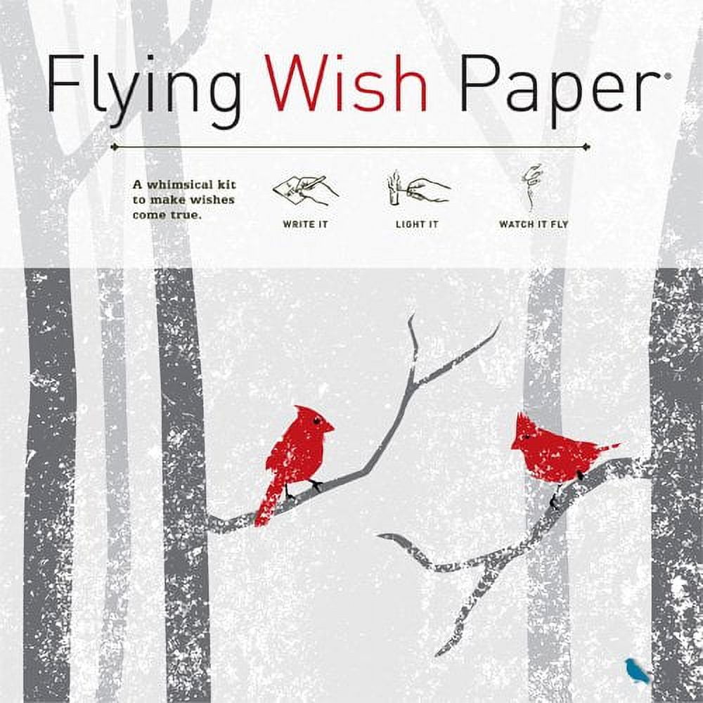 Flying Wish Paper Winter Wishes - Write It, Light It, & Watch It Fly ...