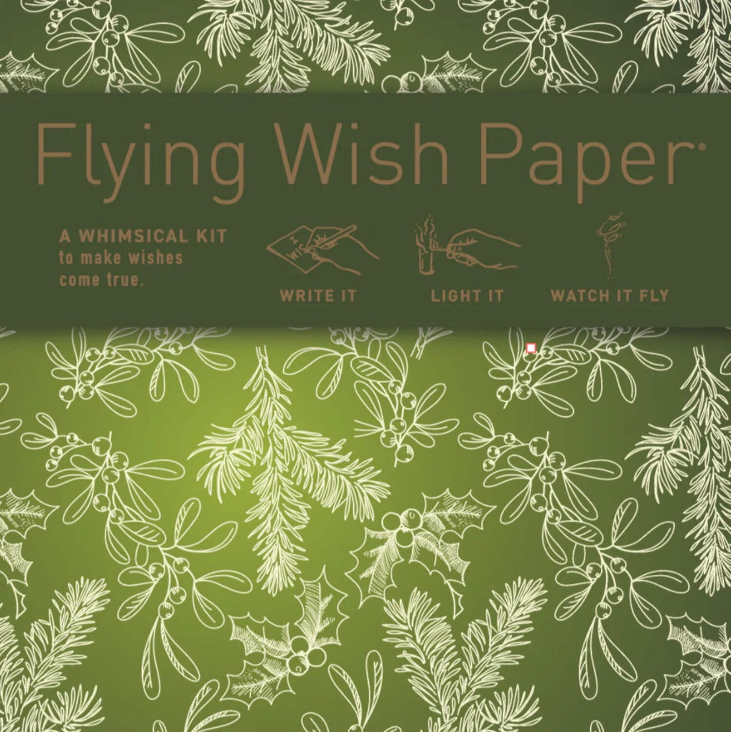 Flying Wish Paper - Write It, Light It, Watch It Fly - Green Holiday ...