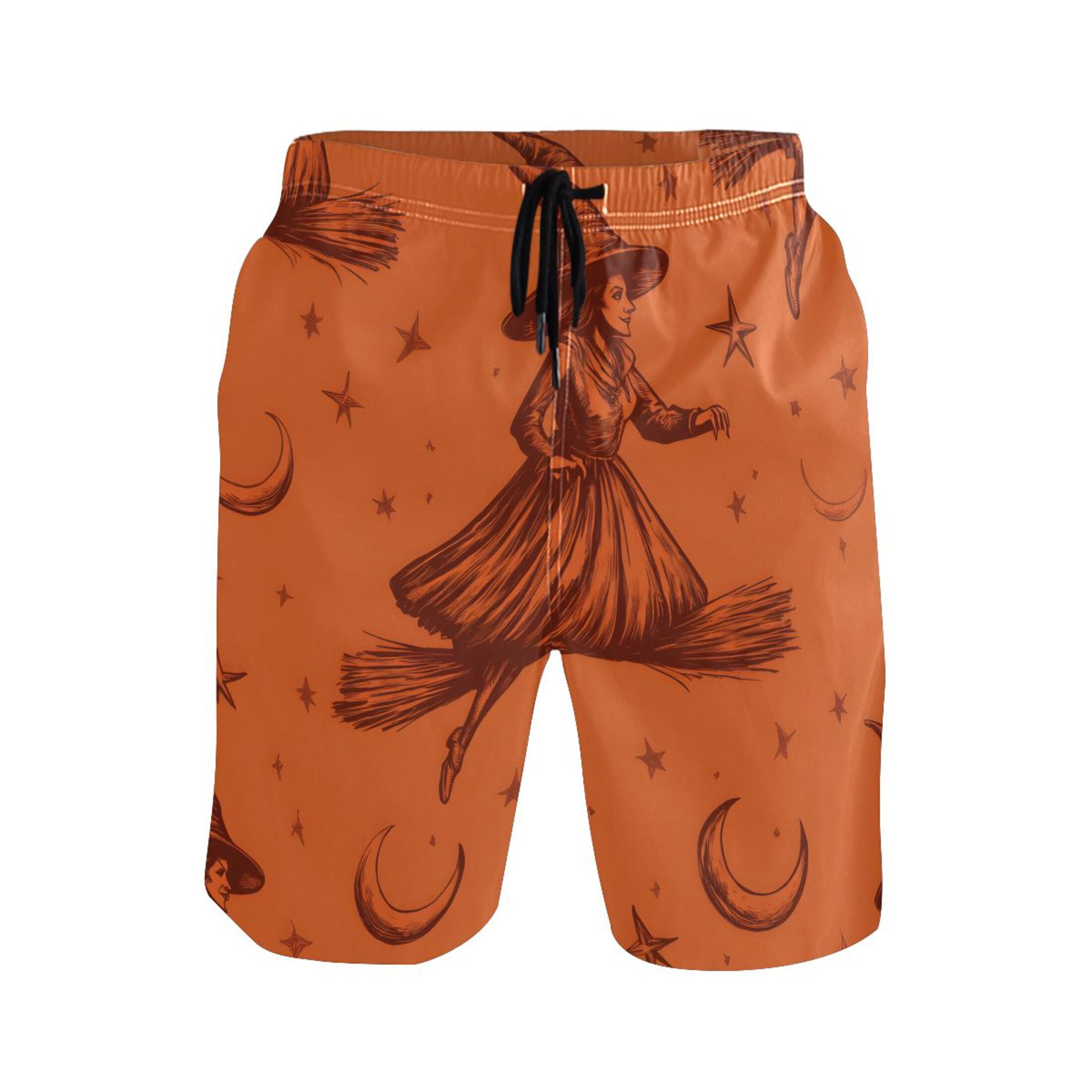 Flying Witch Mens Swim Trunks Quick Dry Board Shorts Breathable Fit ...