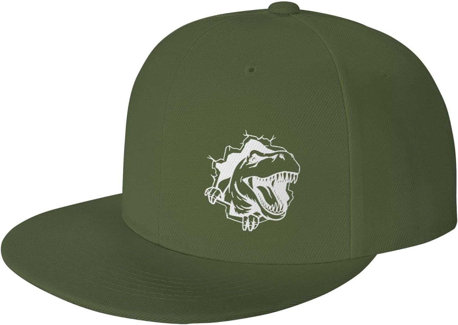 Flying with Dinosaurs Flat Bill Hats Teens Cool Snapback Baseball Cap ...