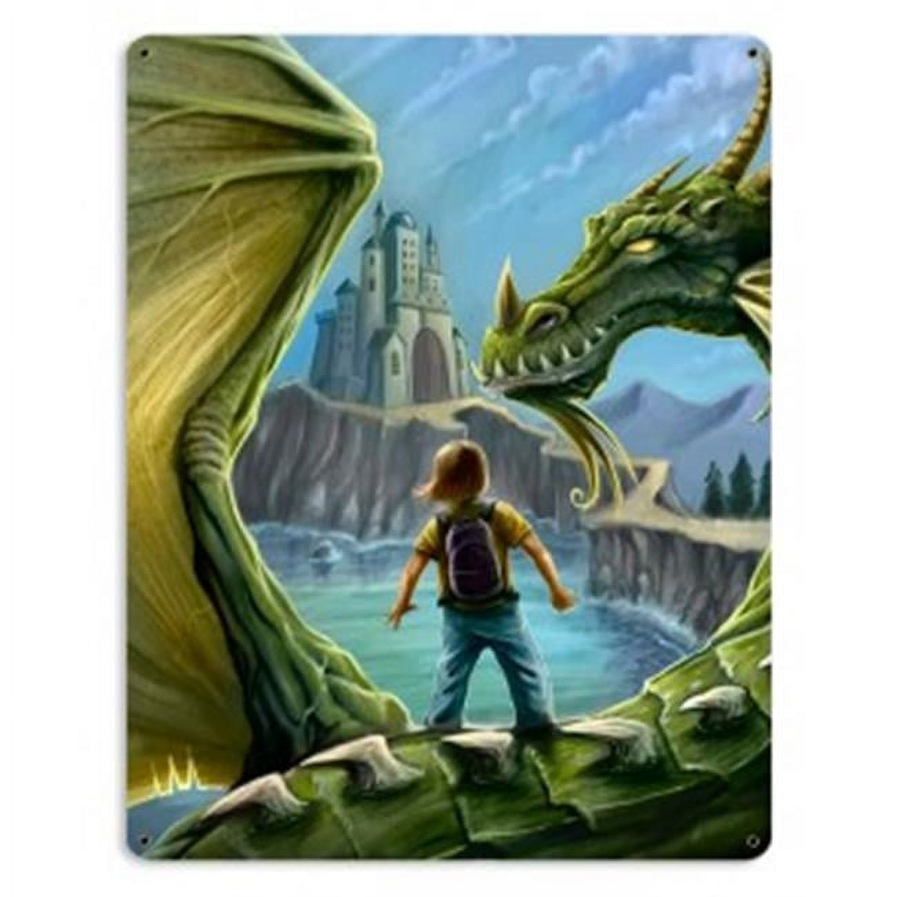 Flyland Designs by Brian Allen FLY012 18 x 12 in. School Annual Dragon ...