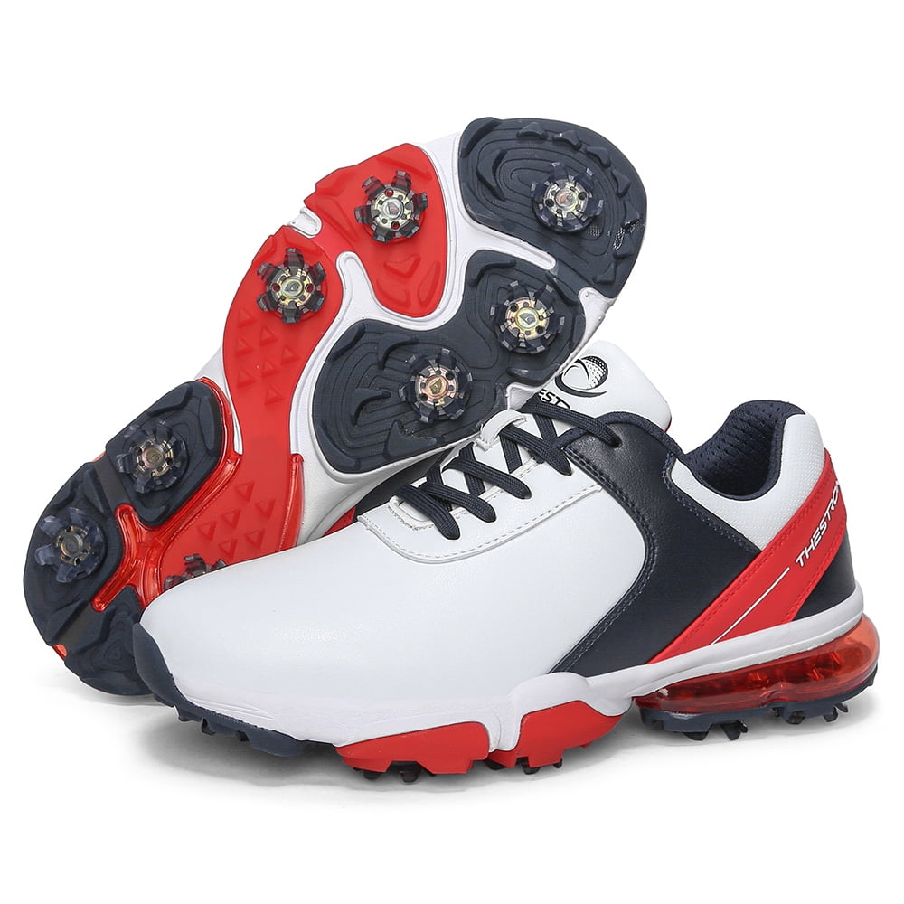 Flyland Mens Golf Shoes Professional Outdoor Waterproof Spiked Golf Shoes for Men - Walmart.com