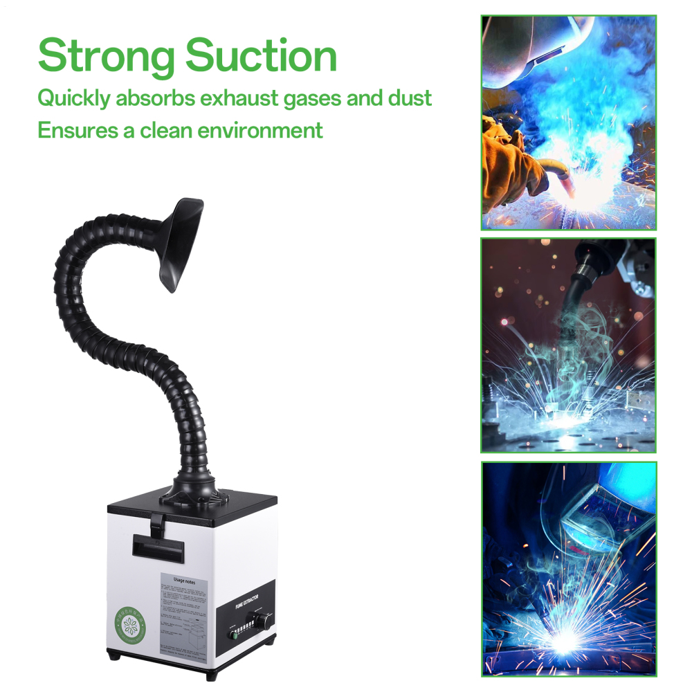 Flylapdo 100W 5000rpm Soldering Fume Extractor, 35dB Aviation-Grade ...