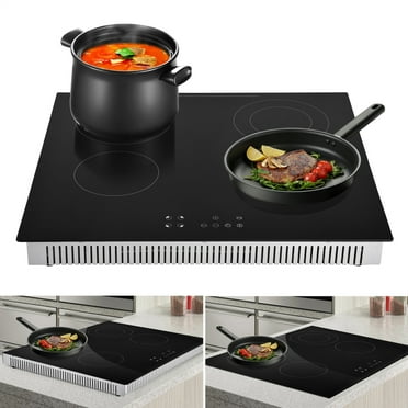 "GIONIEN Double Cooking Stove Top, 2 Burner Electric Cooktop, 3500W ...