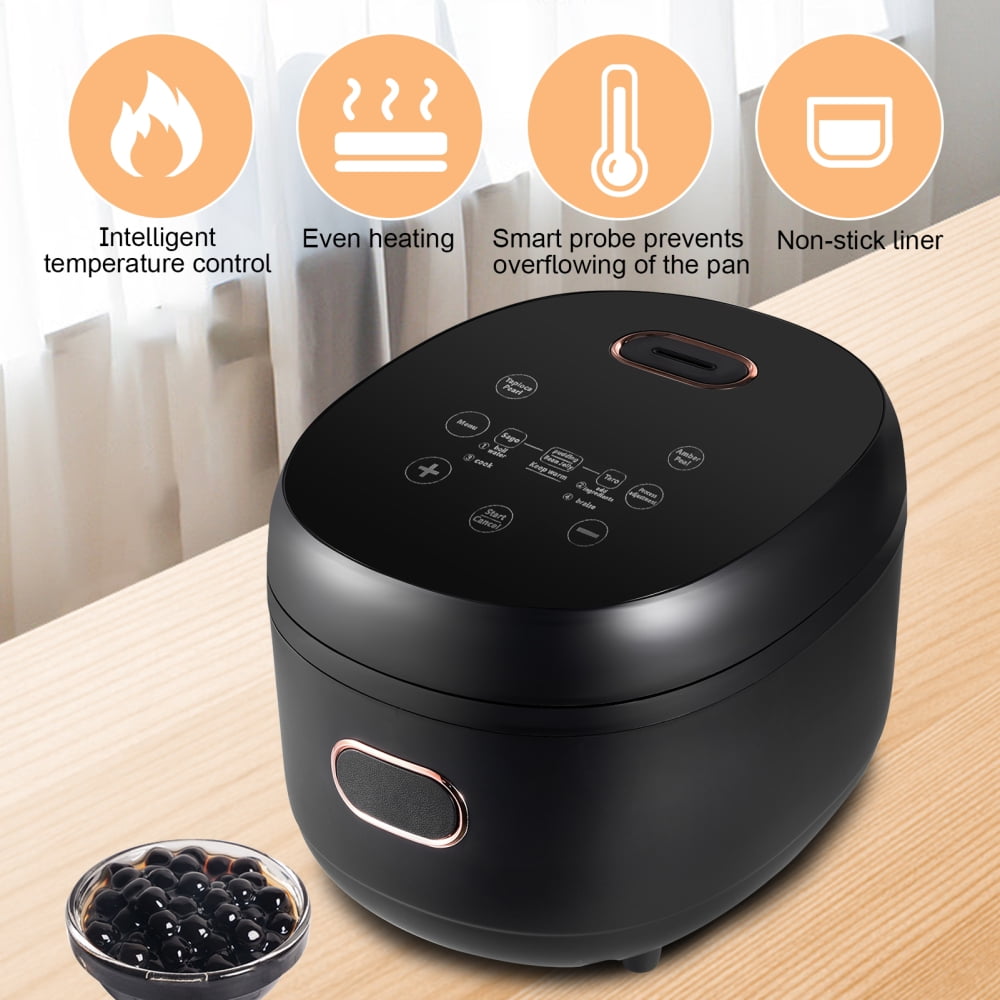 Flylapdo 900W Easy-Clean Heating Boba Cooker, Automatic Boba Steamer ...