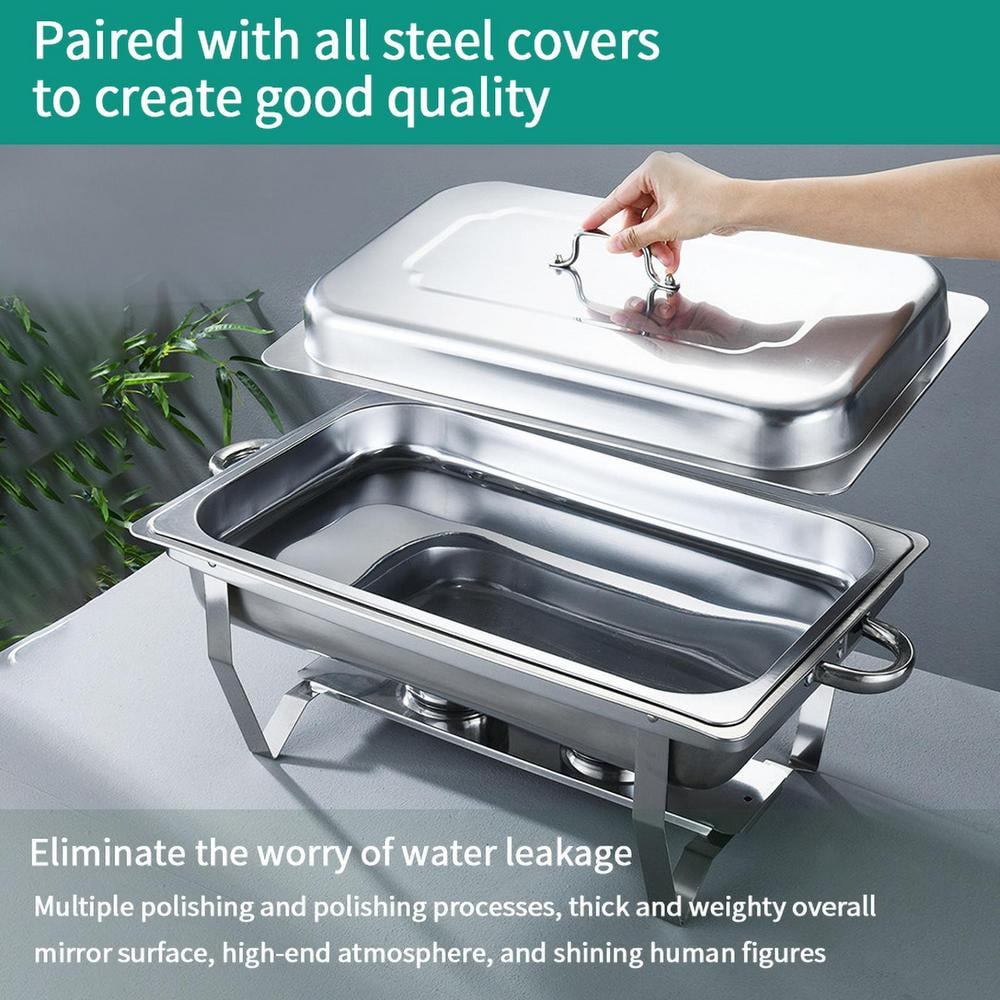 Flylapdo Chafers and Buffet Warmers Sets Square Chafing Dishes with ...