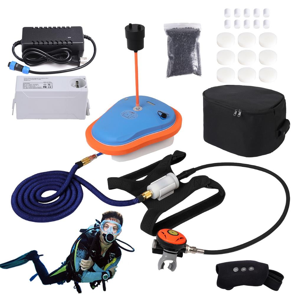 Flylapdo Diving Ventilator,50Minutes Waterproof Portable Rechargeable ...