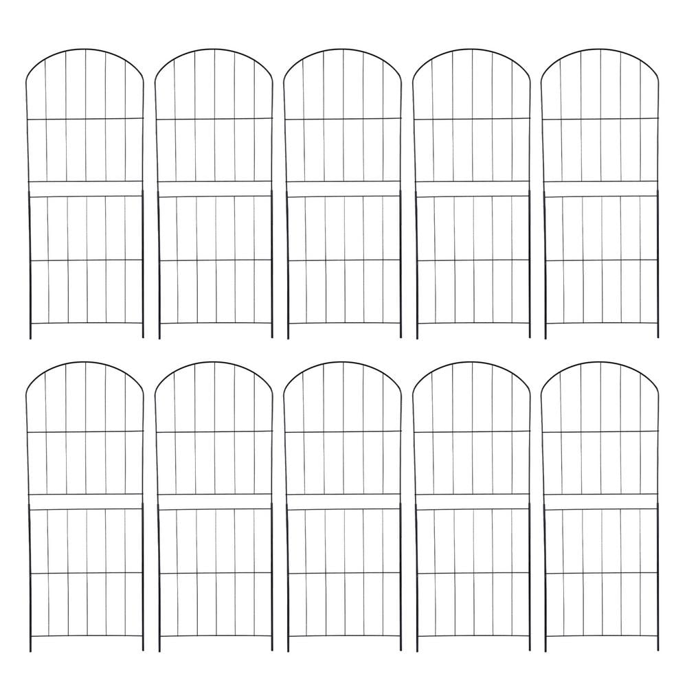 Flylapdo Garden Fence Border Outdoor Decorative Fencing 36Inx10Ft Fence ...