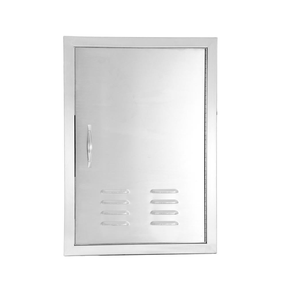 Flylapdo Outdoor Kitchen Doors Outside Stainless Steel Kitchen Door BBQ ...