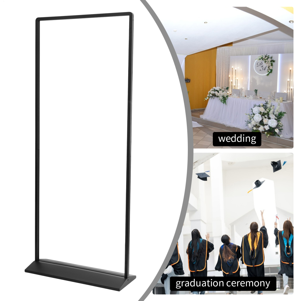 Flylapdo Sign Holder Floor Stand, Heavy Duty Pedestal Poster Banner ...