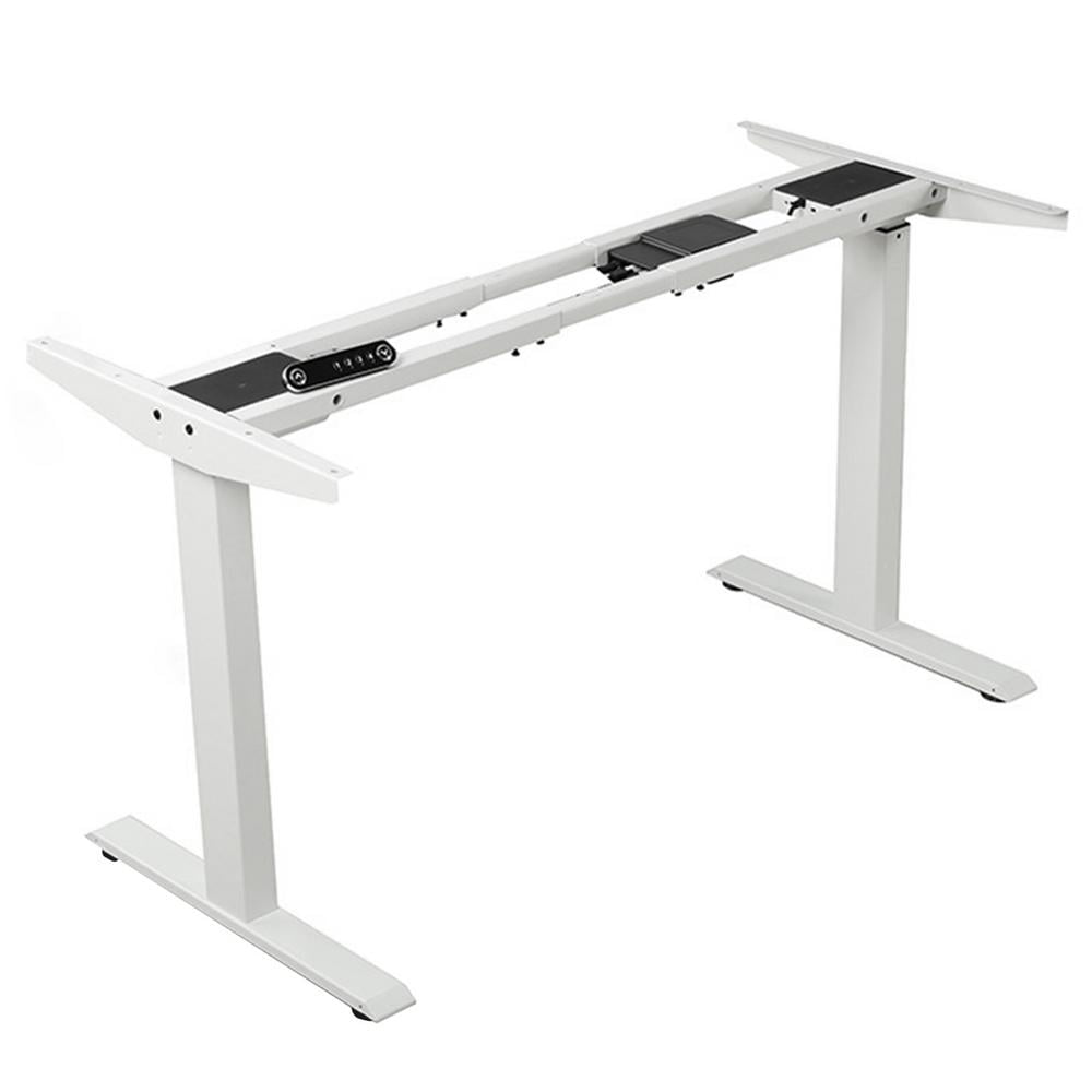 Flylapdo Sit Stand Desk Legs Adjustable Height Base For Desk Tops ...