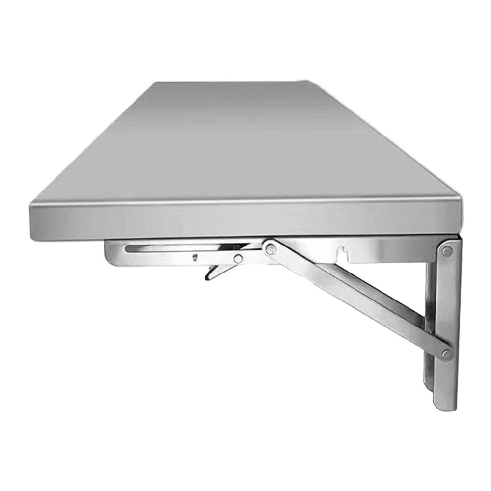 Flylapdo Stainless Steel Folding Wall Shelf Shelf Rack for Food Serving ...