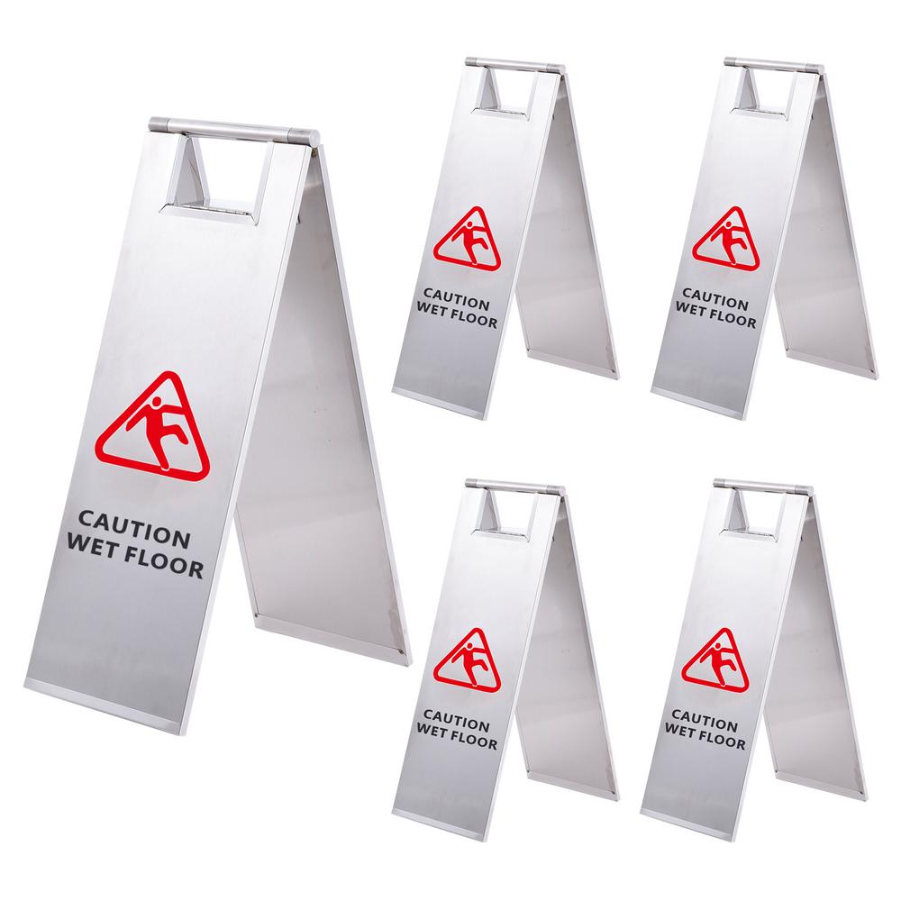 Flylapdo Wet Floor Safety Signs Safety Signs Caution Sign Folding Signs ...
