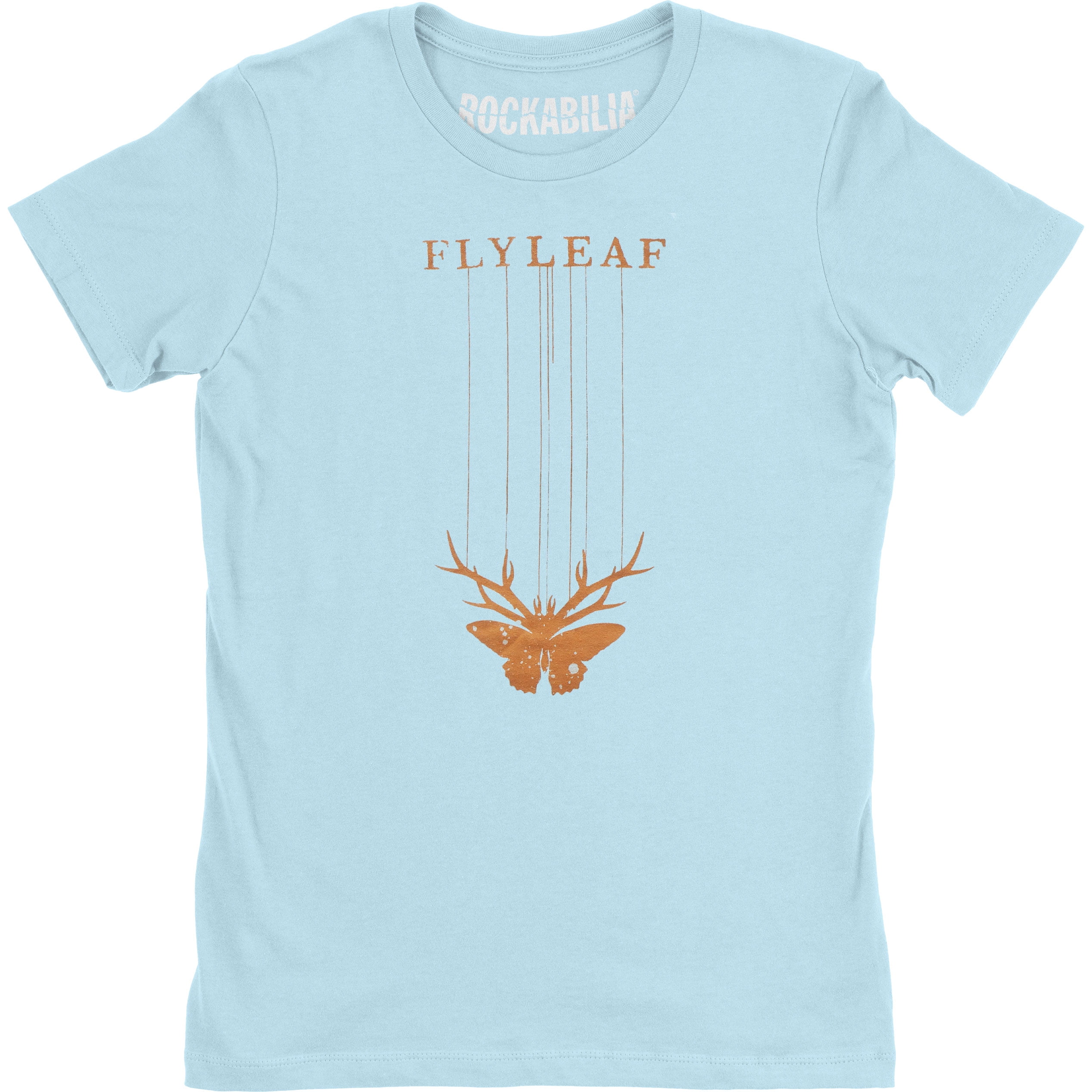 Flyleaf Butterfly Girls Jr Soft tee Large Blue - Walmart.com