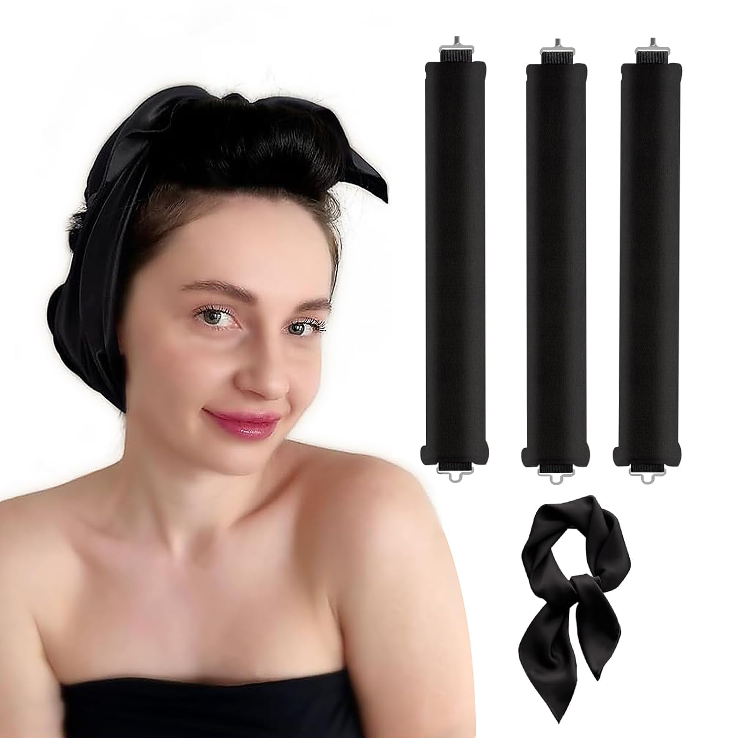 Flylipu Heatless Curler Heatless Curls Hair Curlers to Sleep in Hair ...