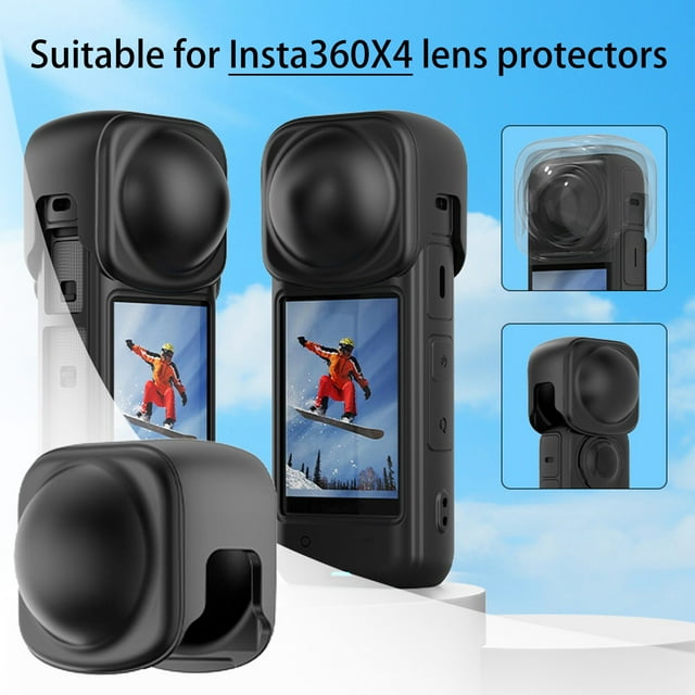 Flymile Lens Cap Compatible With Insta360 X4 Action Camera Gimbal Case ...