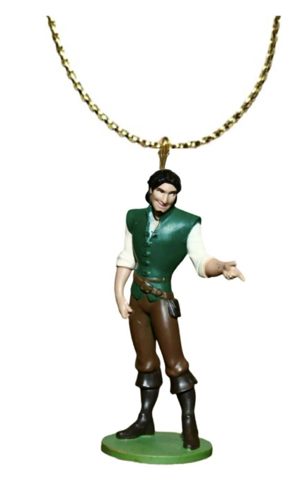 Flynn Rider 3” Ornament Figure Figurine Tangled Rapunzel Charm Dangler ...