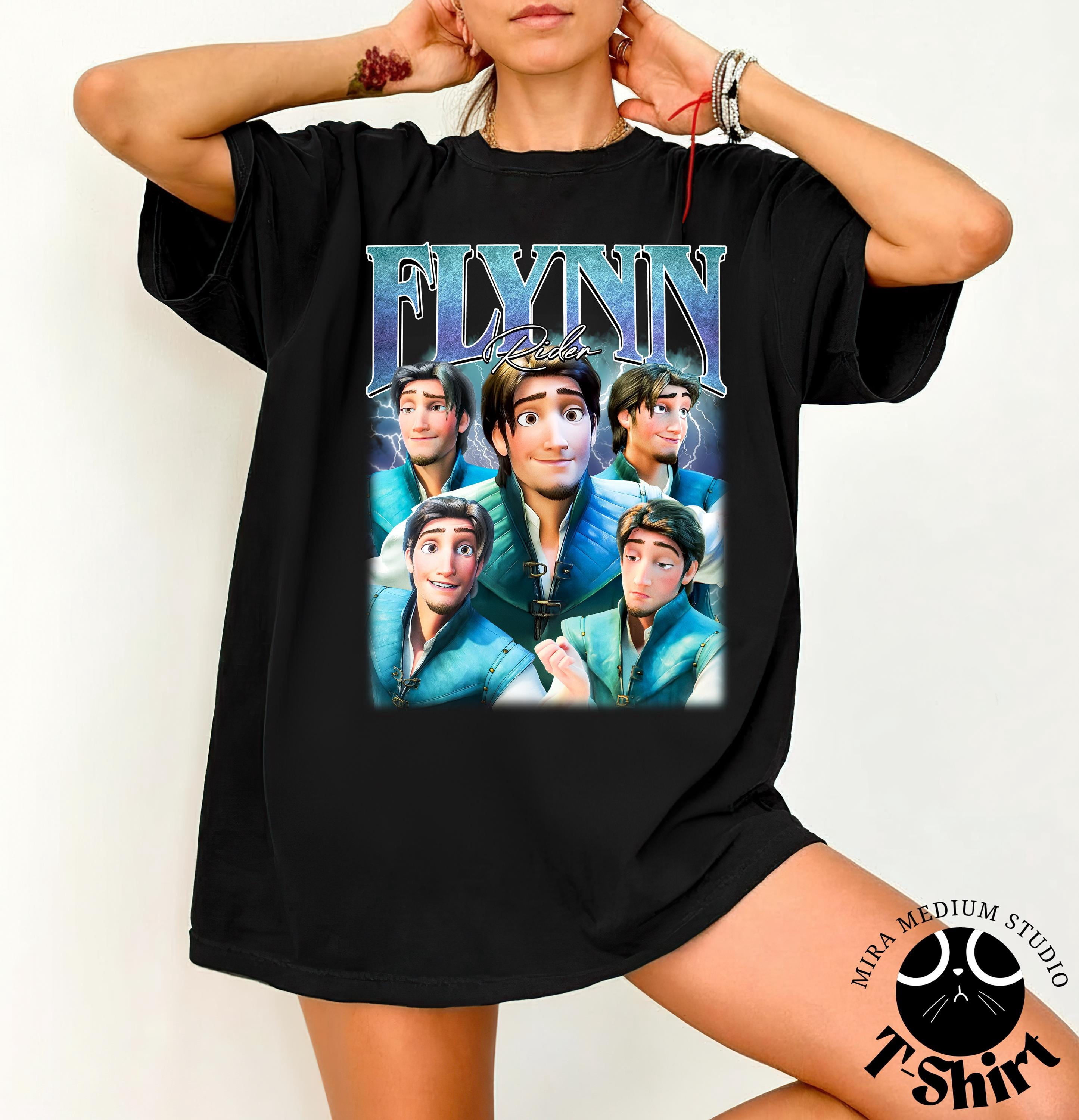 Flynn Rider Bootleg Vintage T-Shirt, Flynn Rider Thief Shirt, Funny ...