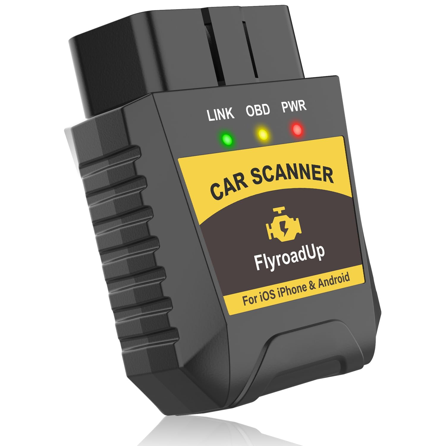 FlyroadUp OBD2 Scanner Bluetooth for iPhone iOS Android OBDII ...