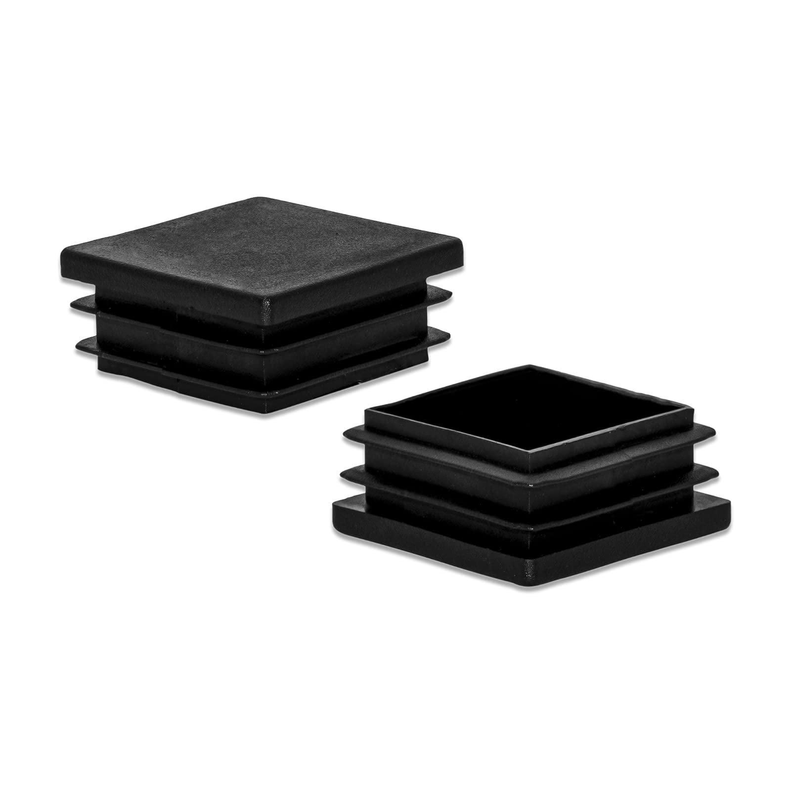 Flyshop 1-1/2" x 1-1/2", 38 x 38mm Square Plastic Plugs Durable Pipe ...