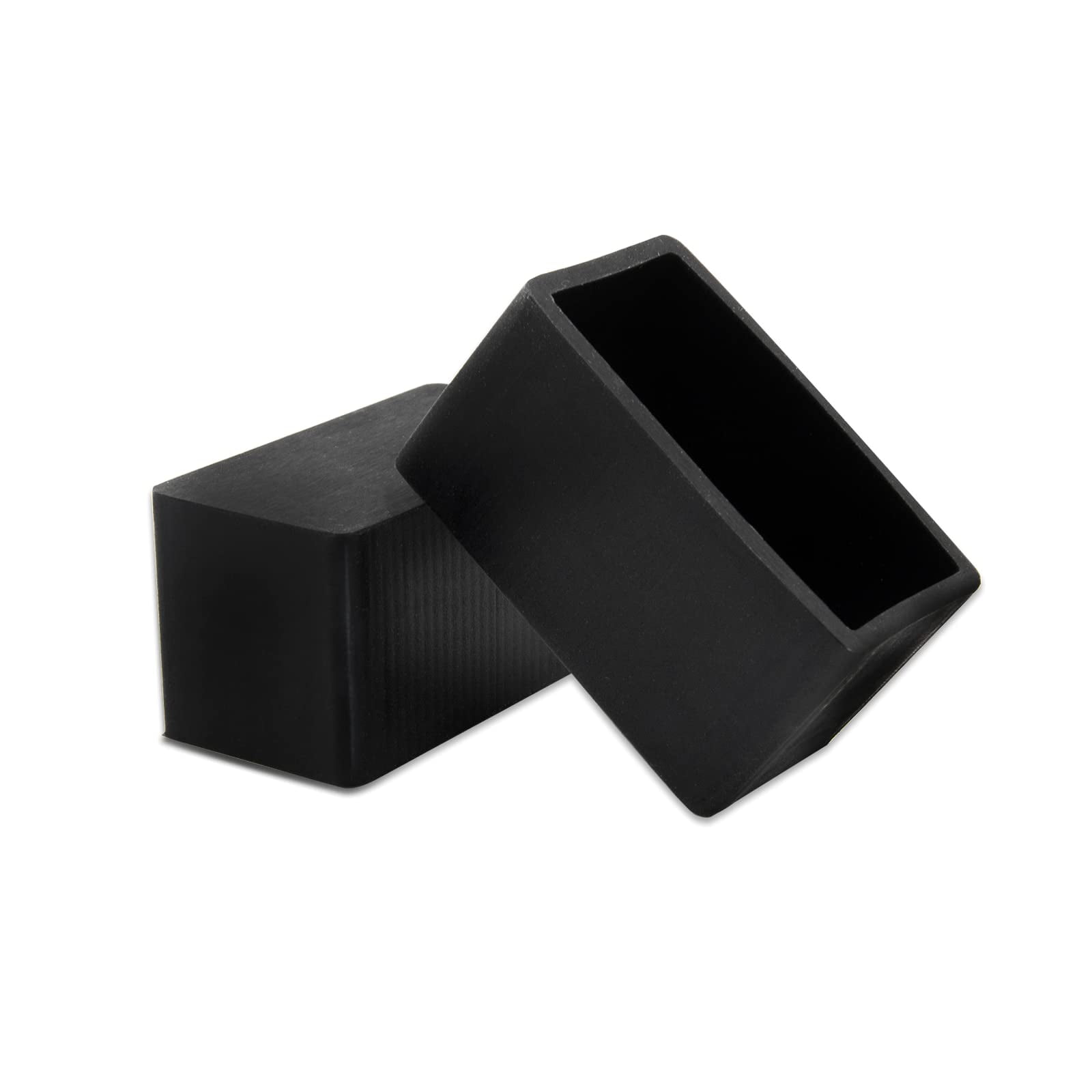 Flyshop 12Pcs Rectangle Chair Leg Caps Anti-Scratch Silicone Chair Leg ...