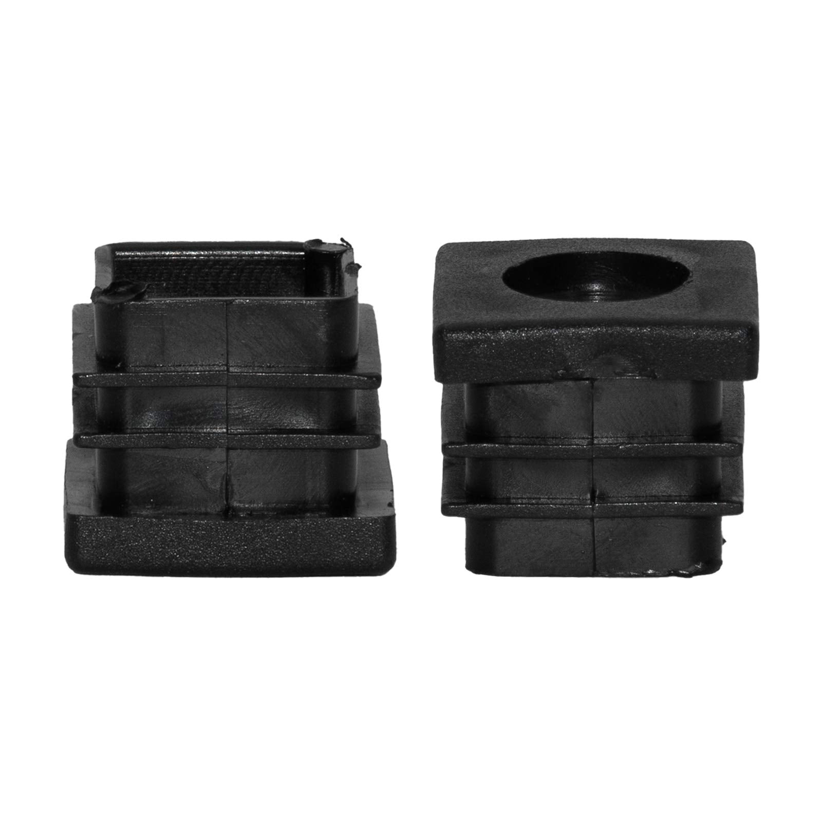 Flyshop 16 PCS M8 Threaded Square Plastic Tube Insert Adjustable ...