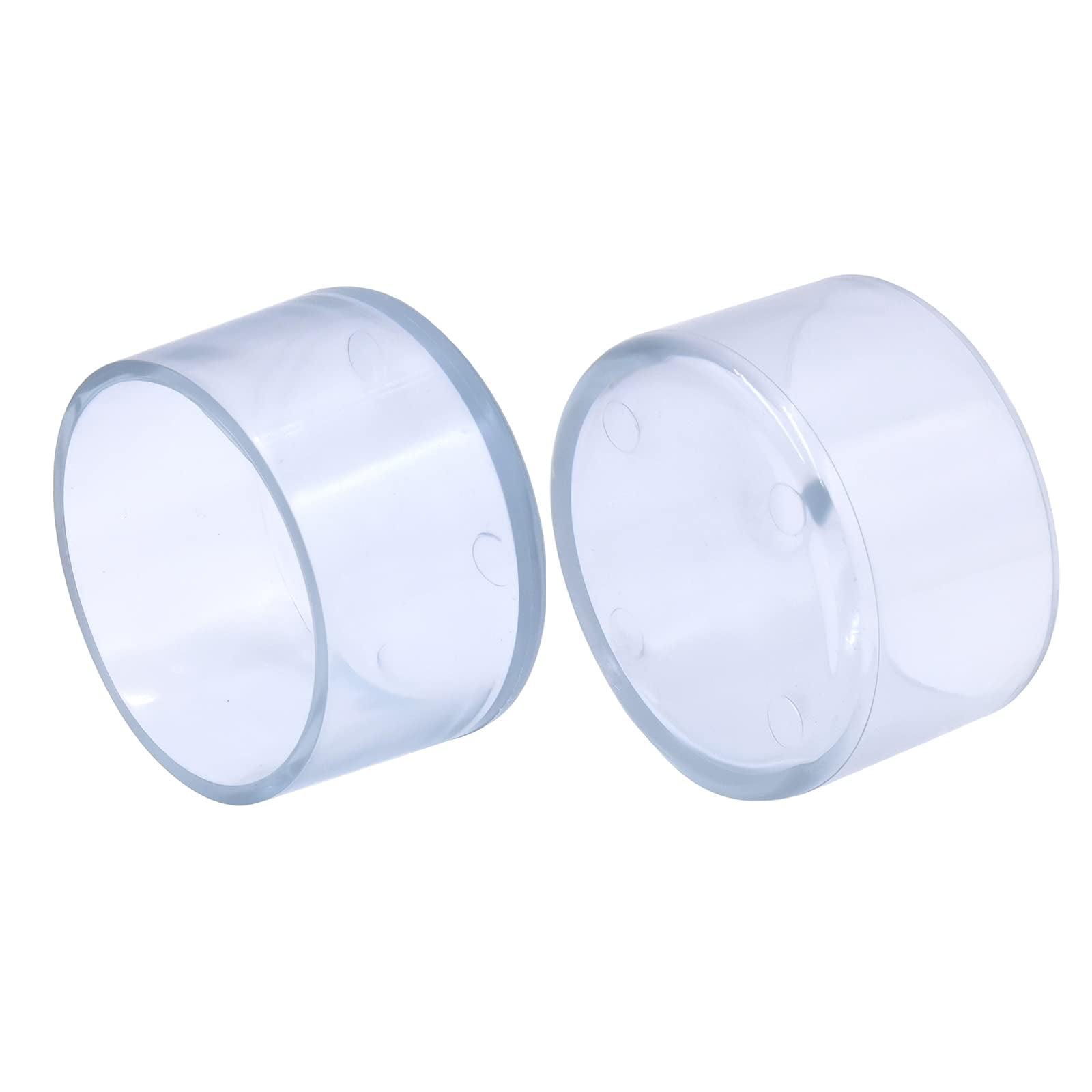 Flyshop 2-Inches, 50mm Round Chair Leg Caps Soft PVC Patio Floor ...