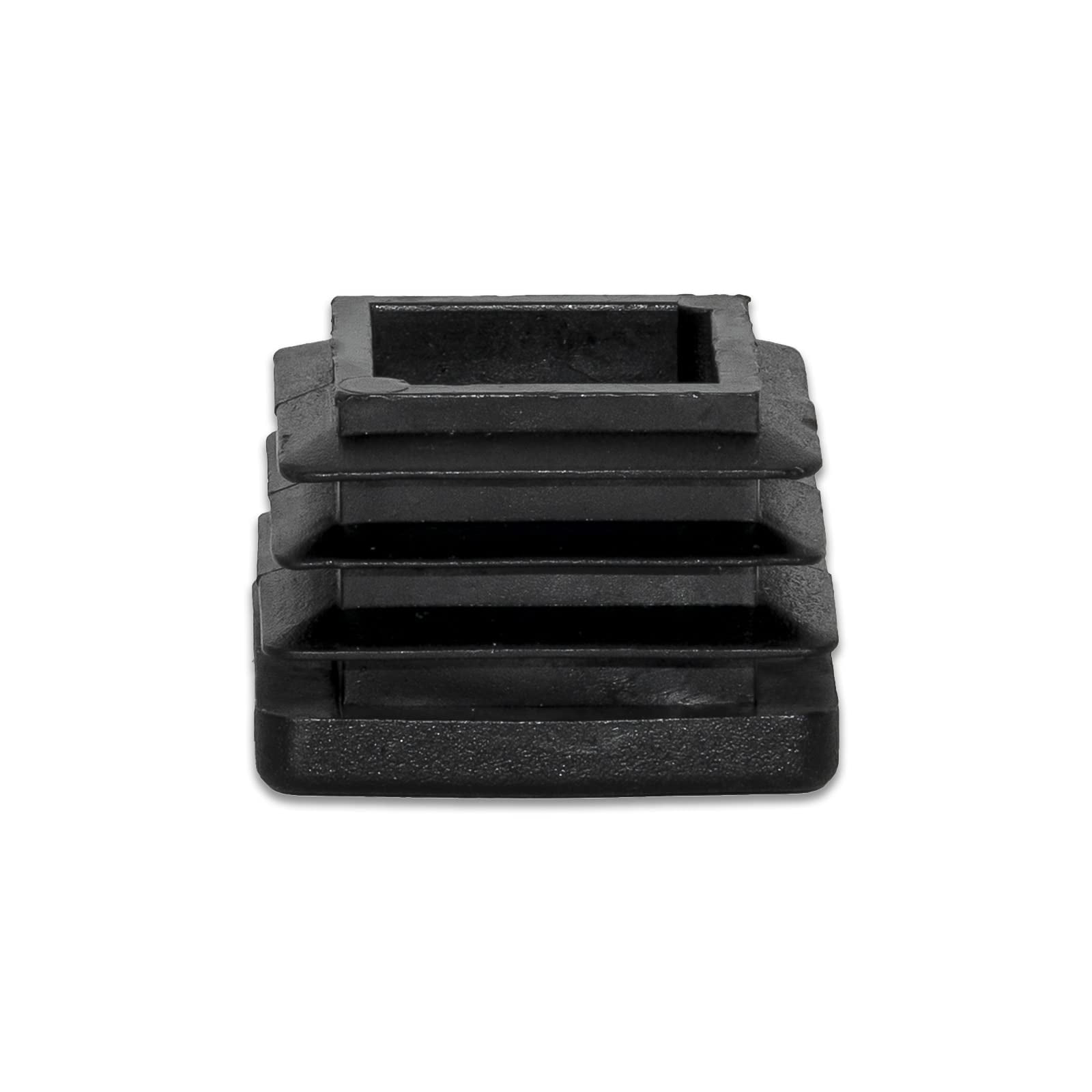 Flyshop 4 PCS M8 Threaded Square Plastic Tube Insert Adjustable ...