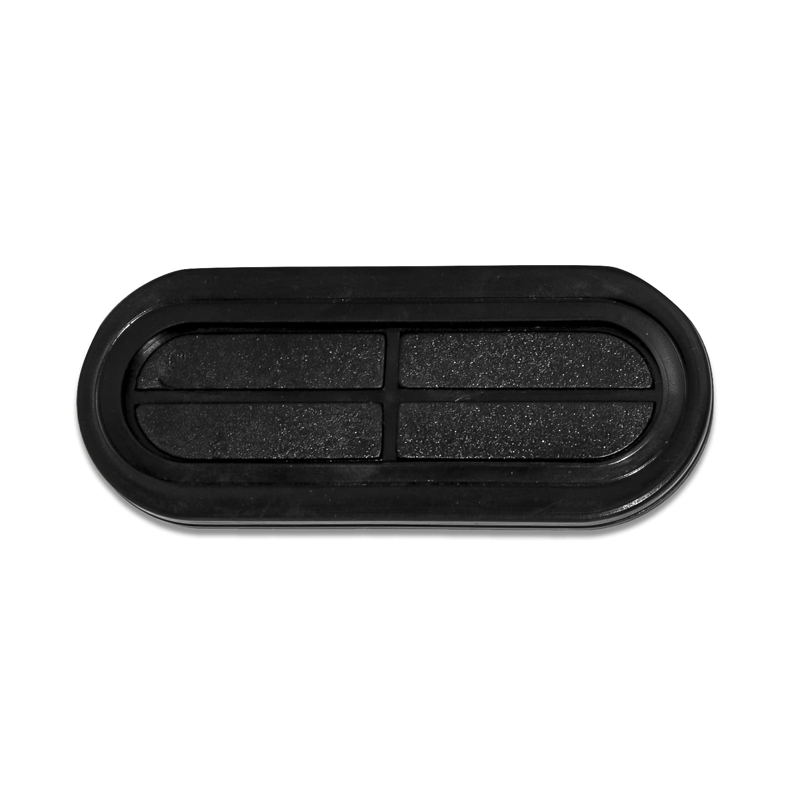 Flyshop 4-Pack Black 20 x 50 mm, 13/16" x 2" Drill Hole Double-sided ...