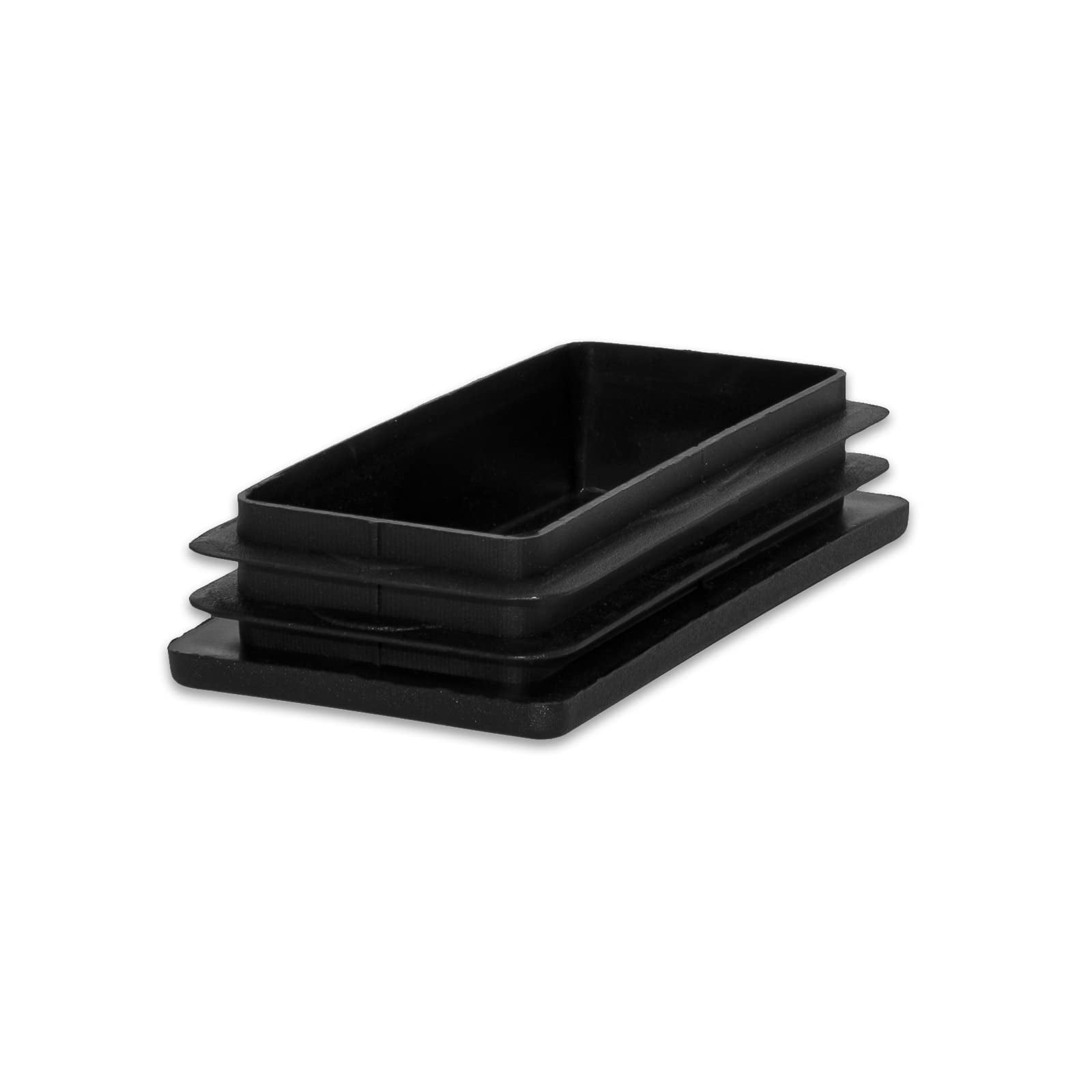 Flyshop 4 Pack Rectangle Plastic Tube Chair Glide Insert Finishing Plug ...