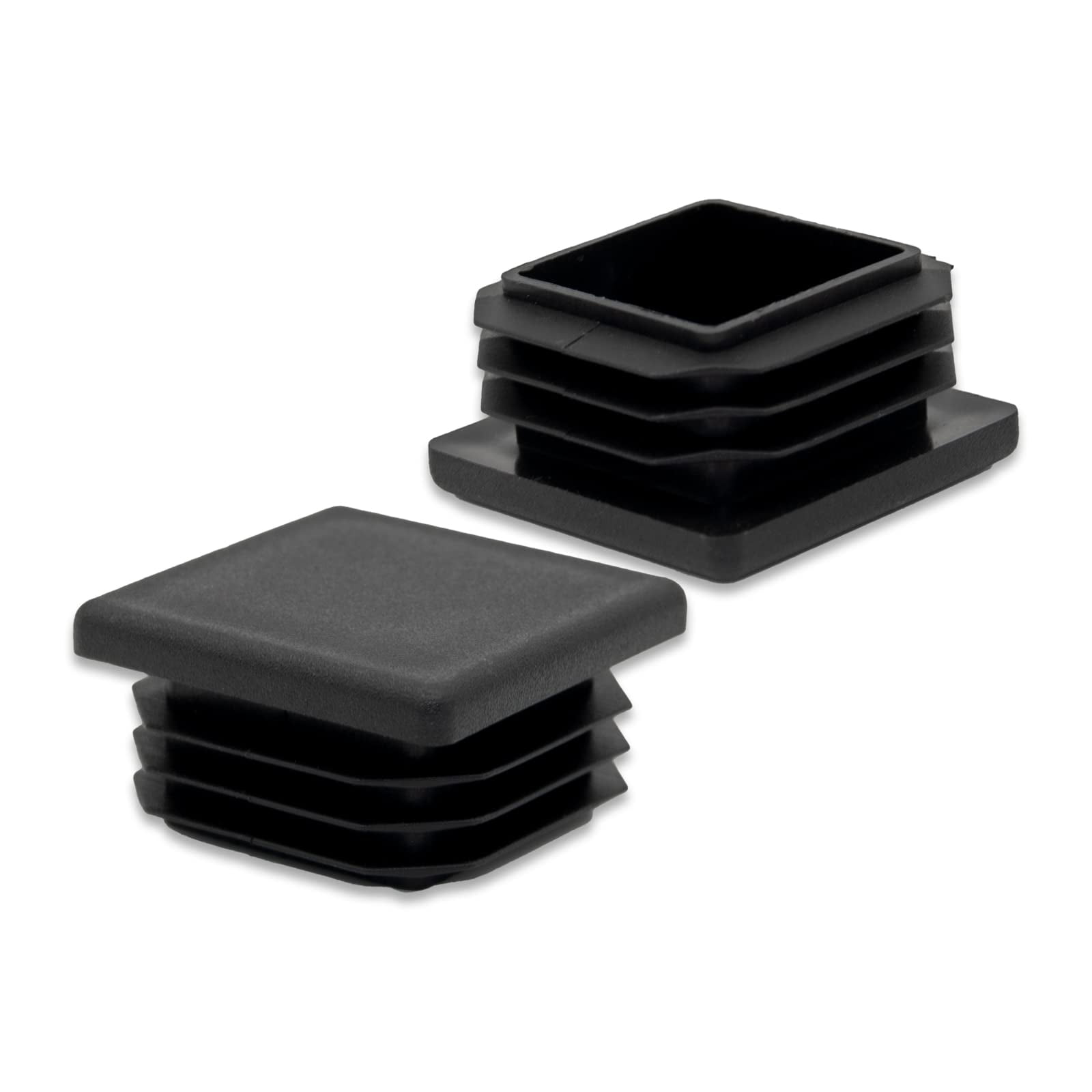 Flyshop 4 Pcs 1-1/4" x 1-1/4", 32 x 32mm Black Plastic Hole Plugs ...
