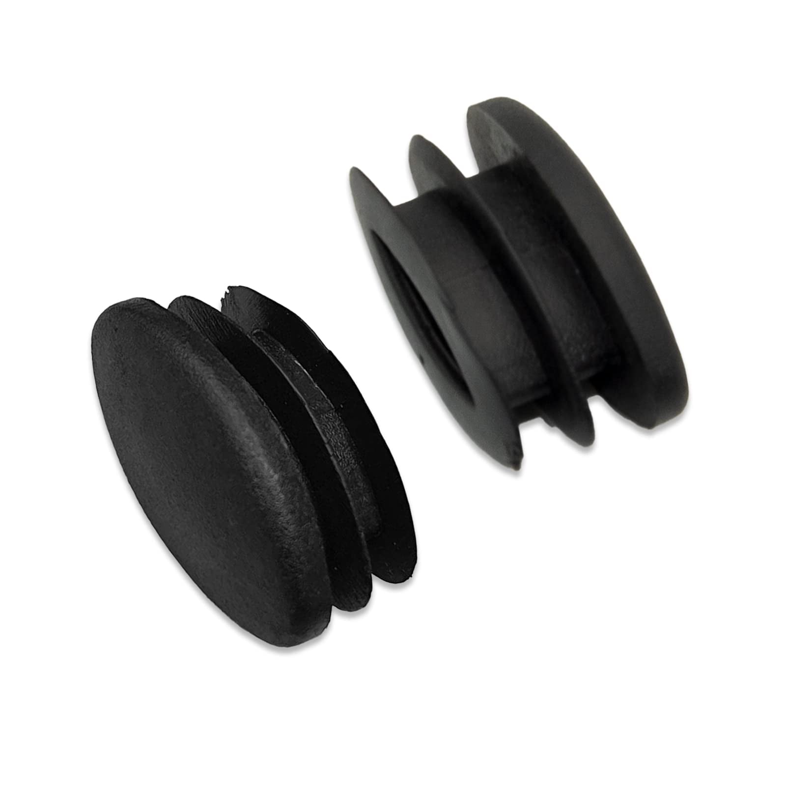 Flyshop 4PCS 15 x 30 mm (5/8" x 1-3/16") OD Black Chair Plastic Plugs ...