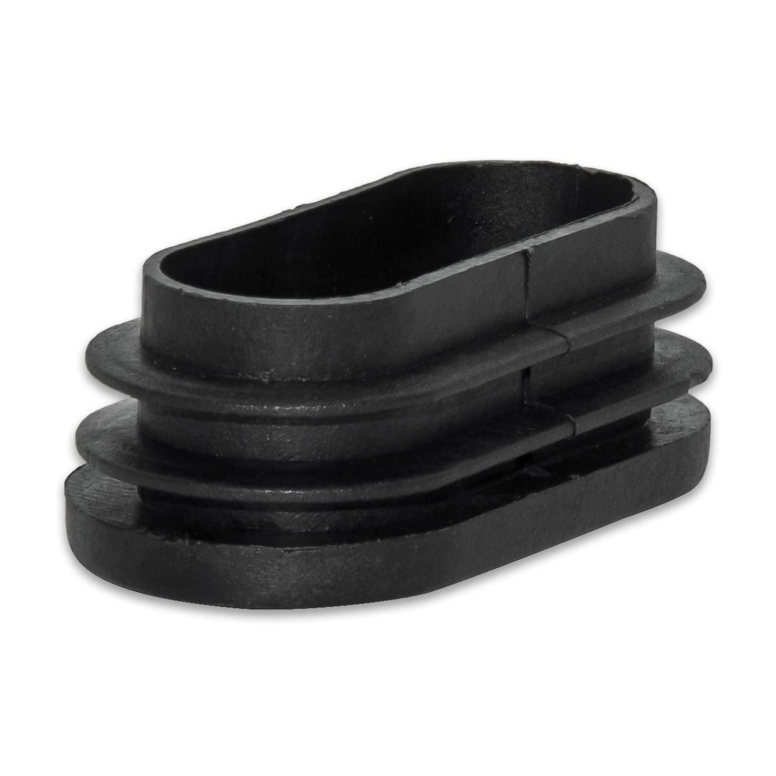 Flyshop 4PCS 20 x 50 mm (13/16" x 2") OD Black Chair Plastic Plugs Oval ...