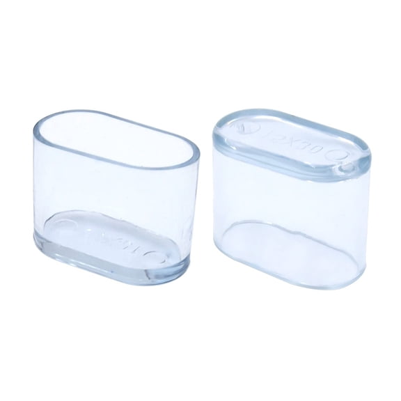 Flyshop 4PCS Rectangle Rubber Chair Leg Caps Protectors Non-Slip Noise ...