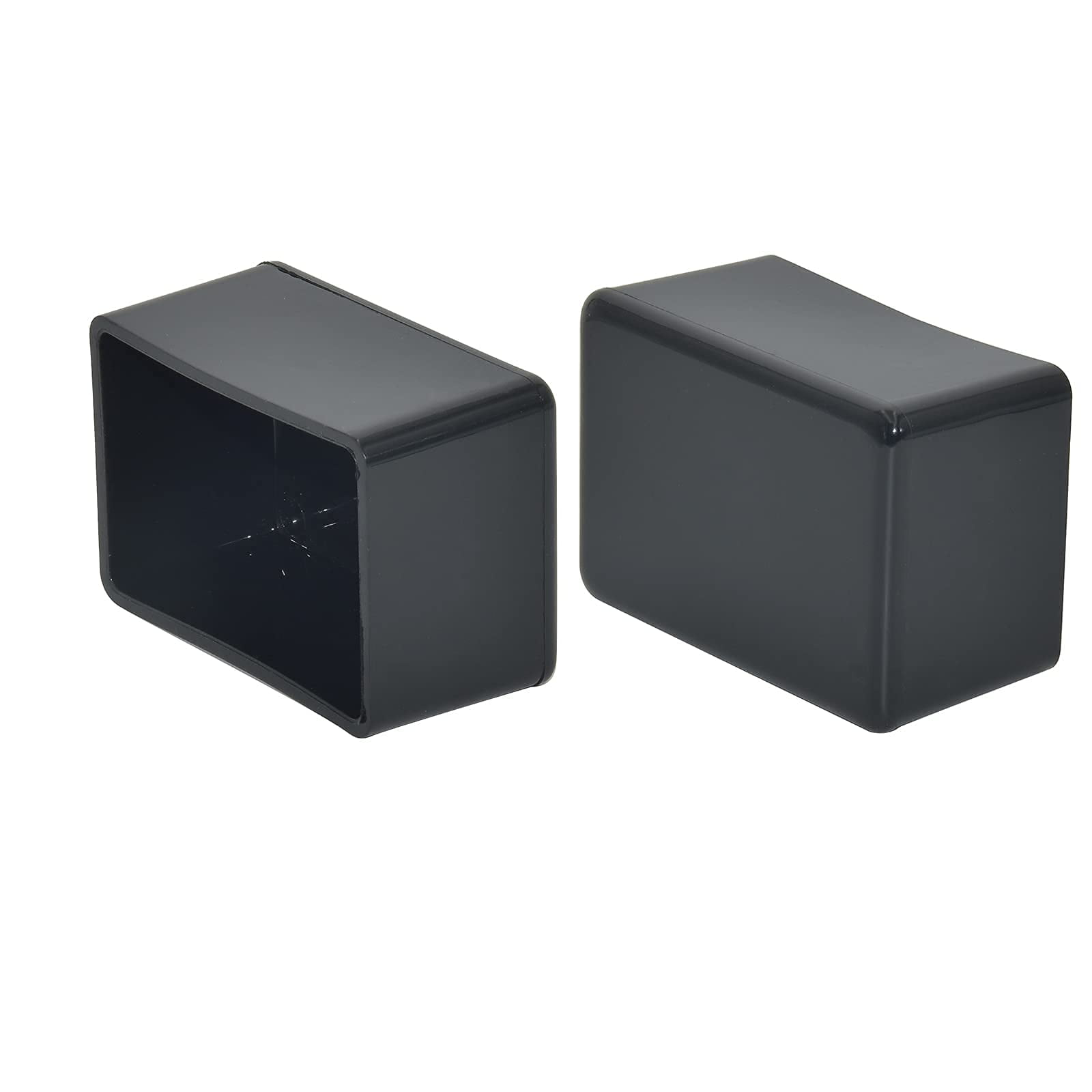 Flyshop 4PCS Rectangle PVC Chair Leg Caps Protectors Non-Slip Noise Reduction Protective End ...