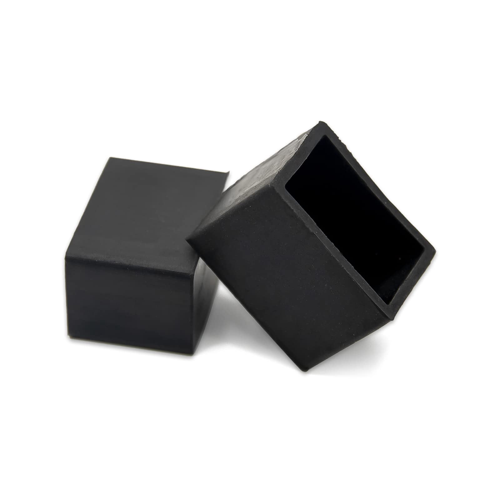 Flyshop 4PCS Rectangle Rubber Chair Leg Caps Protectors Non-Slip Noise ...