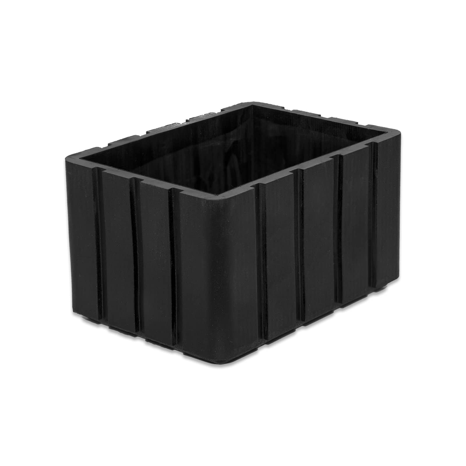 Flyshop 4PCS Rectangle Synthetic Rubber Chair Leg Caps Non-Slip Noise ...
