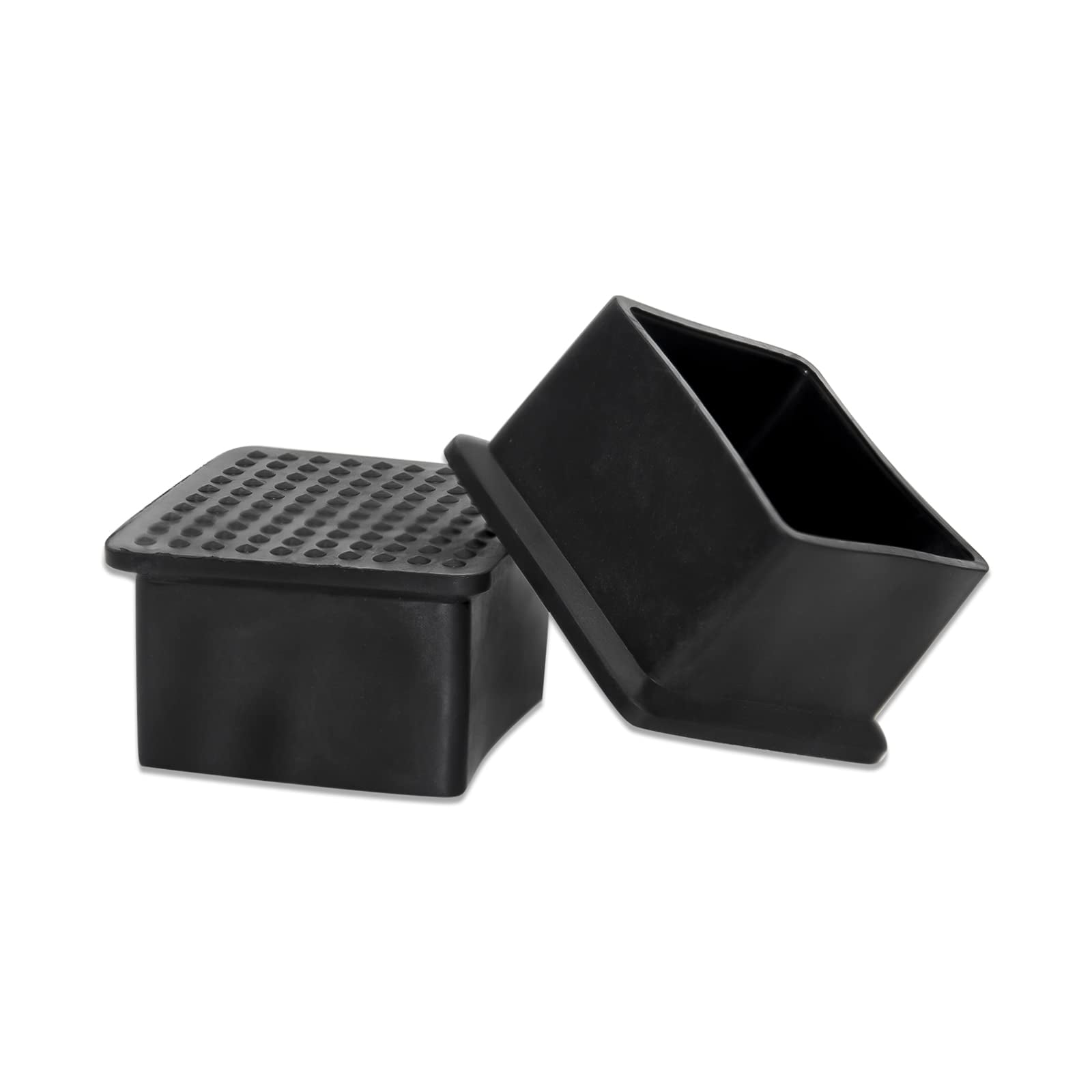 Flyshop 4PCS Square PVC Chair Leg Caps Non-Slip Noise Reduction ...