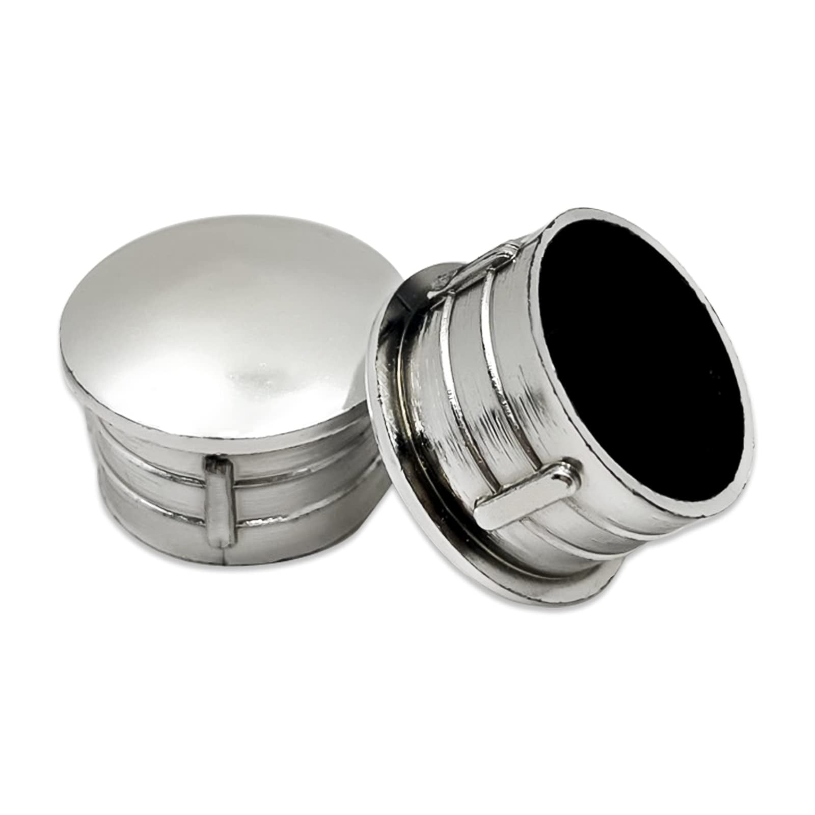 Flyshop 8Pcs Tube Hole Inserts Pipe Tubing End Caps Round Silver ...