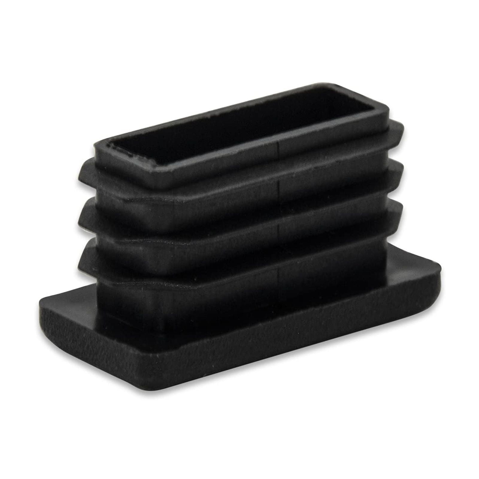 Flyshop Black Chair Glide Inserts Plastic Plugs Rectangle Pipe Tubing ...