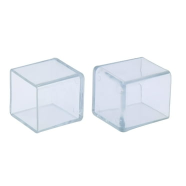 Flyshop Square Synthetic Rubber Leg Tips Furniture Chair Leg Caps Floor ...