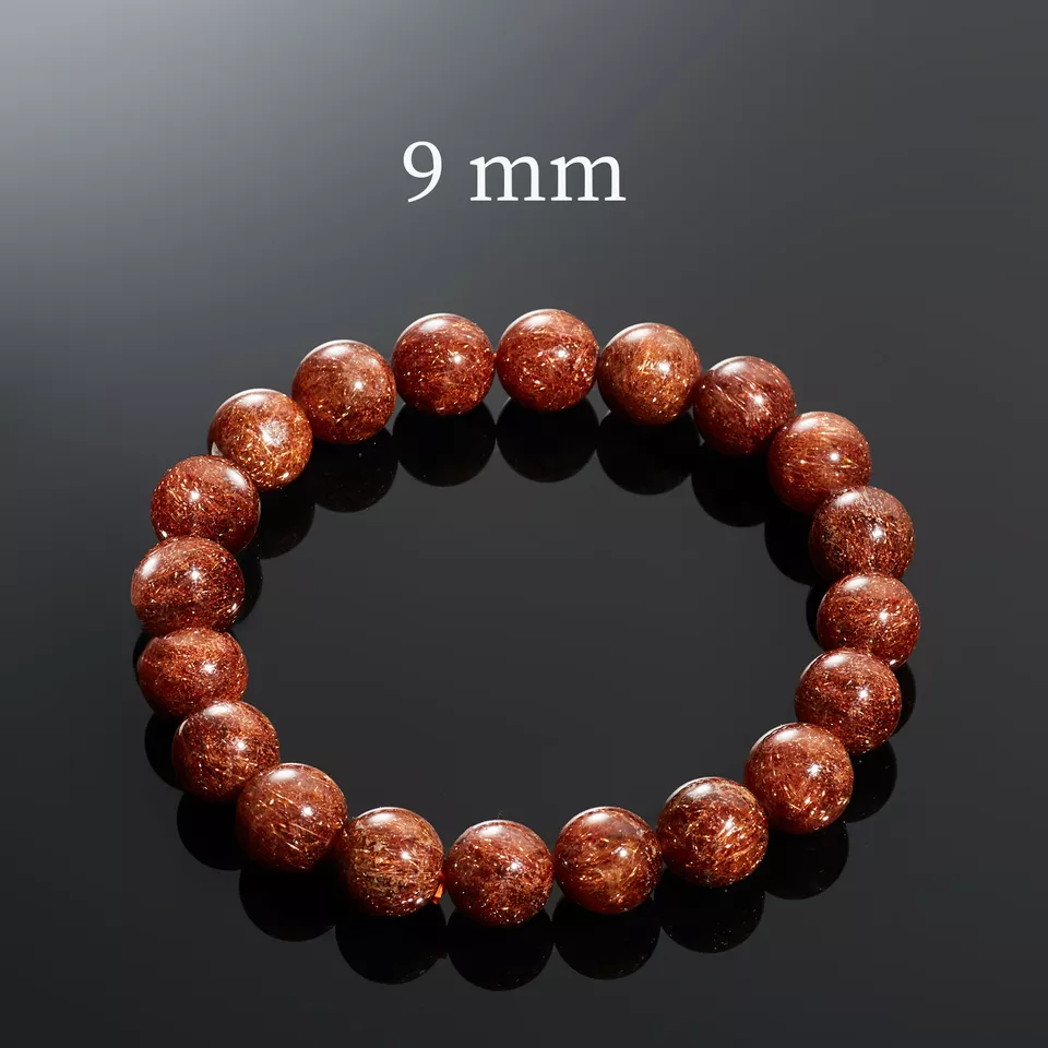 Flyshop Jewelry Natural Copper Rutilated Quartz Crystal Bracelet ...