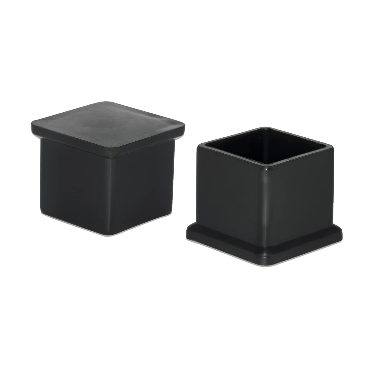 Flyshop Square Flexible PVC Leg Tips Furniture Chair Leg Caps Floor ...