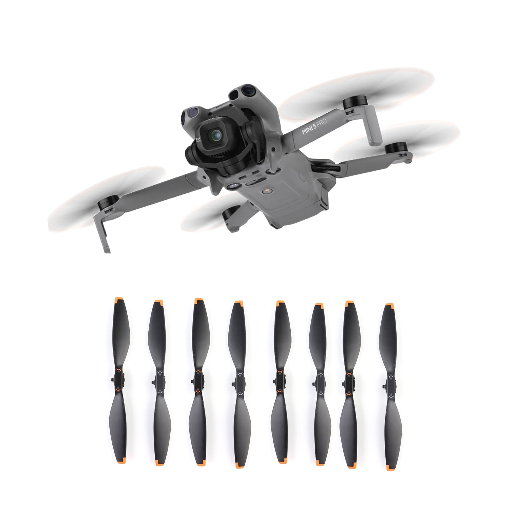 Flysimple 8pcs Mini 5 Pro Propellers Replacement, 4 Pairs 6028F ...