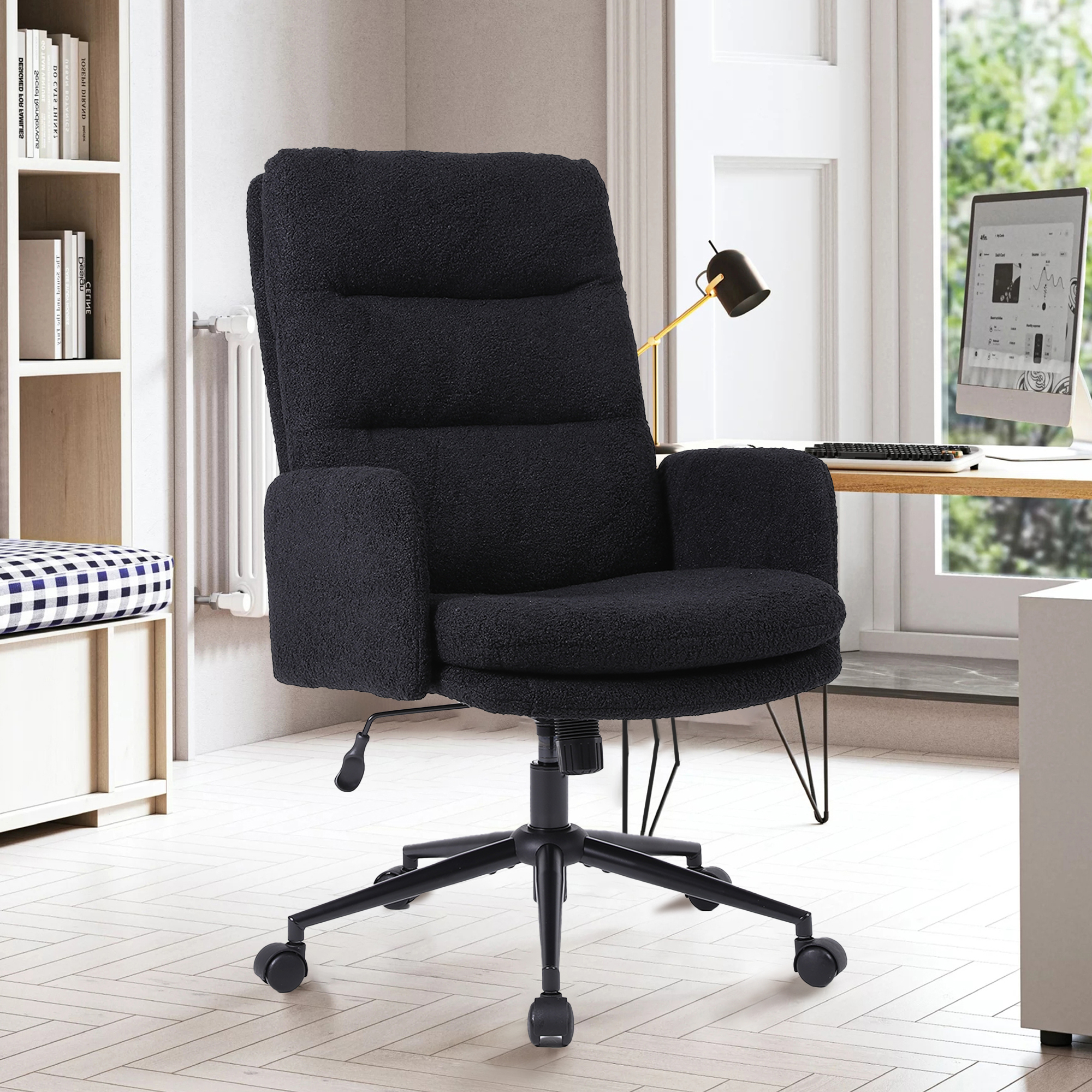 Flash Furniture Nicholas Mid-Back Red Mesh Multifunction Executive ...