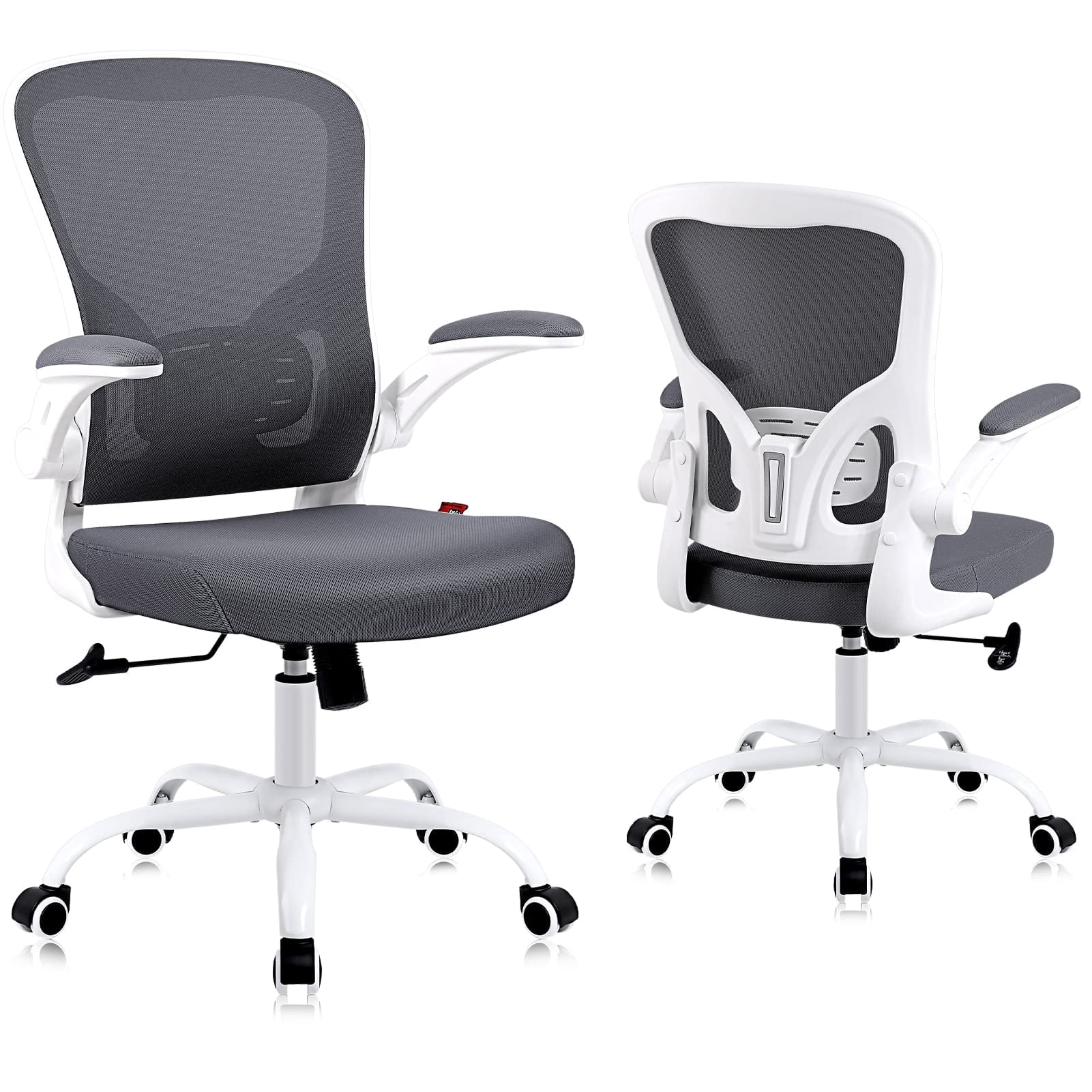 Flysky Ergonomic Office Desk Chair Breathable Mesh Swivel Computer ...