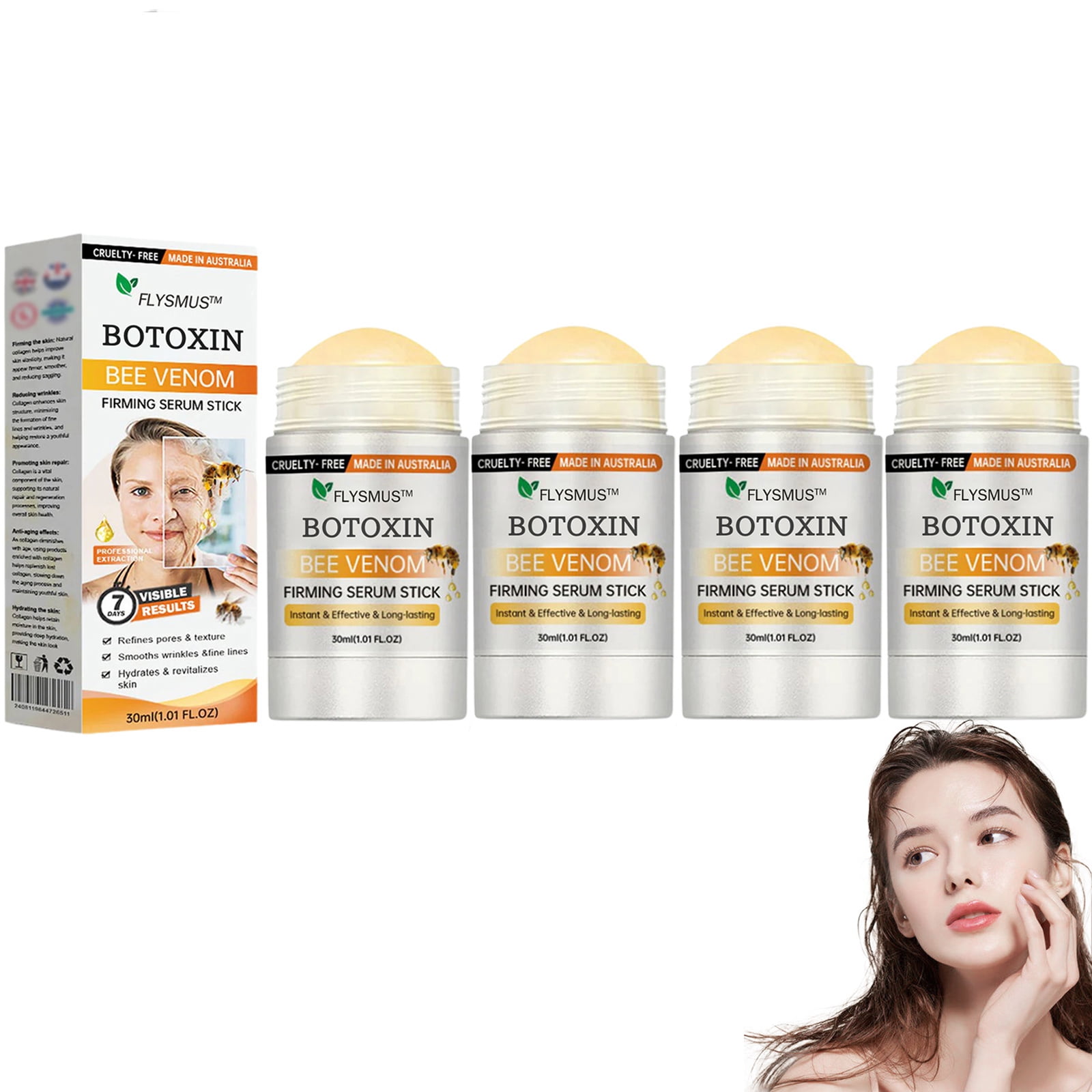 Flysmus Firming Serum Stick, Advanced Firming & -Reducing Cream ...