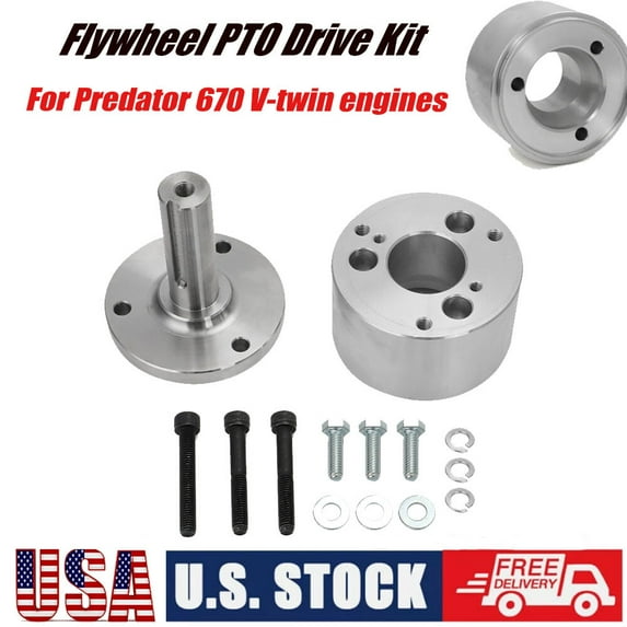 Flywheel PTO Drive Kit Billet Aluminum For Predator 670 V-twin Engine ...