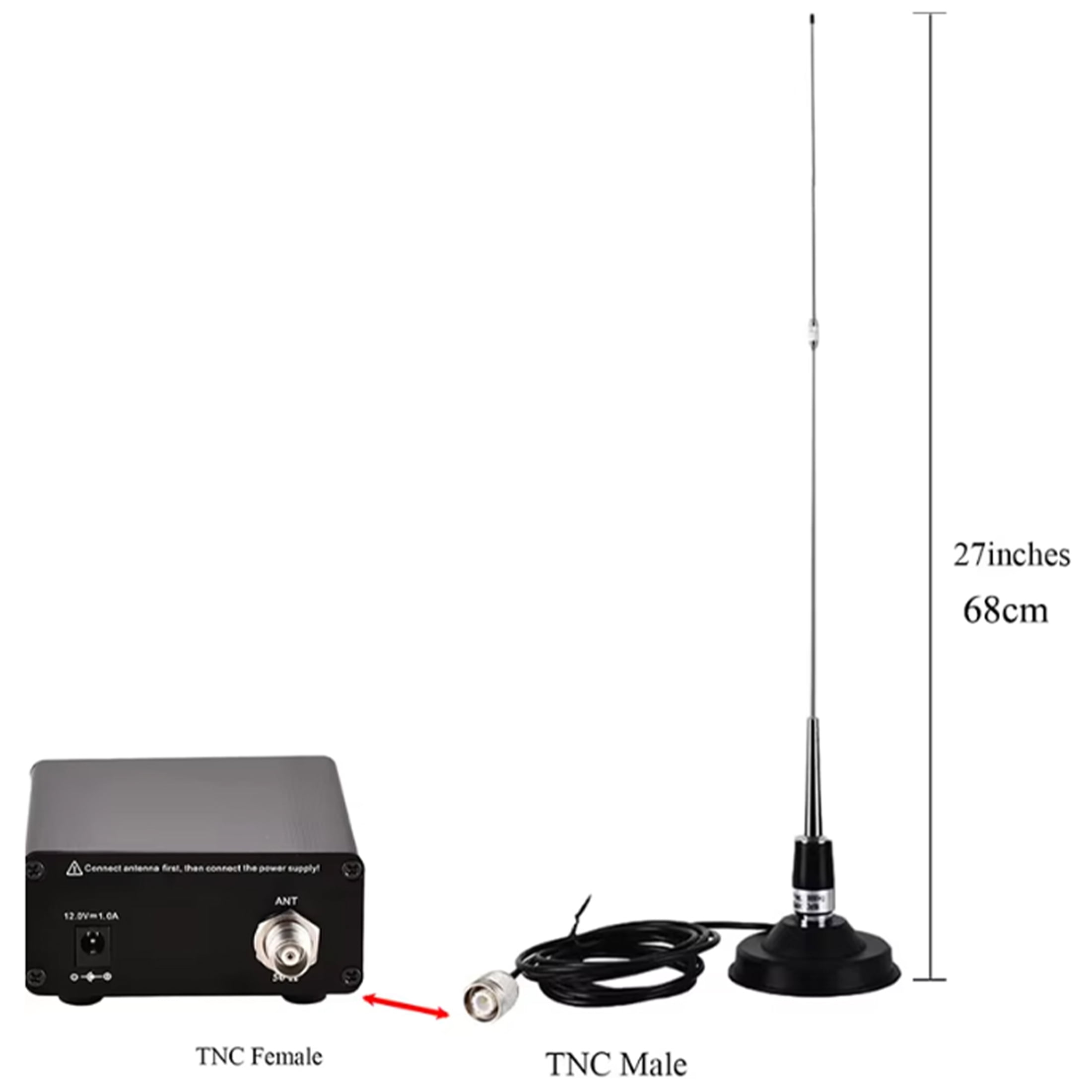 Fm Transmitter Antenna Outdoor Stainless Steel Antenna for 5w 15w Fm ...