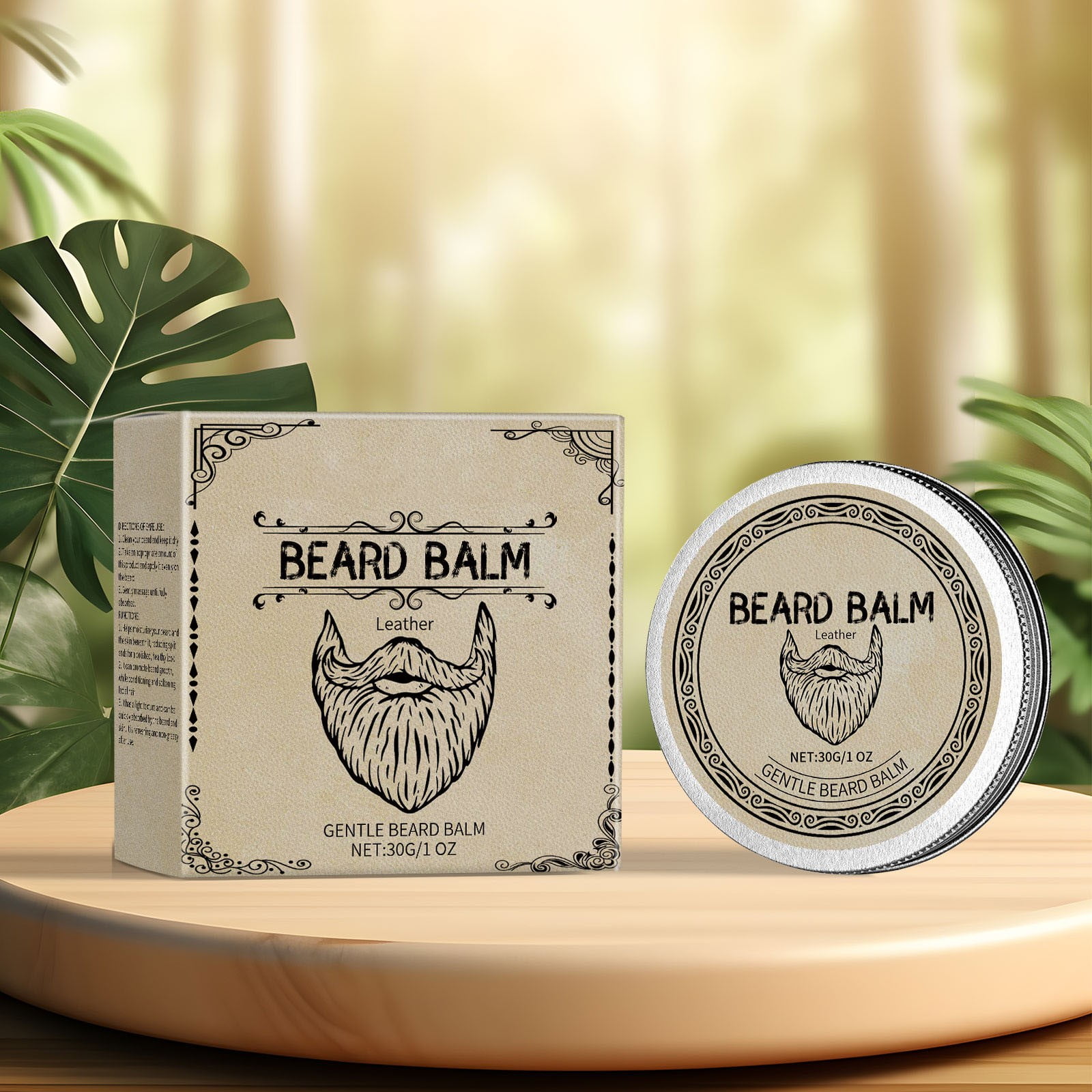 Fmbmuo Beard Care,Men's Beard Care Cream Effective Facial Hair Care ...